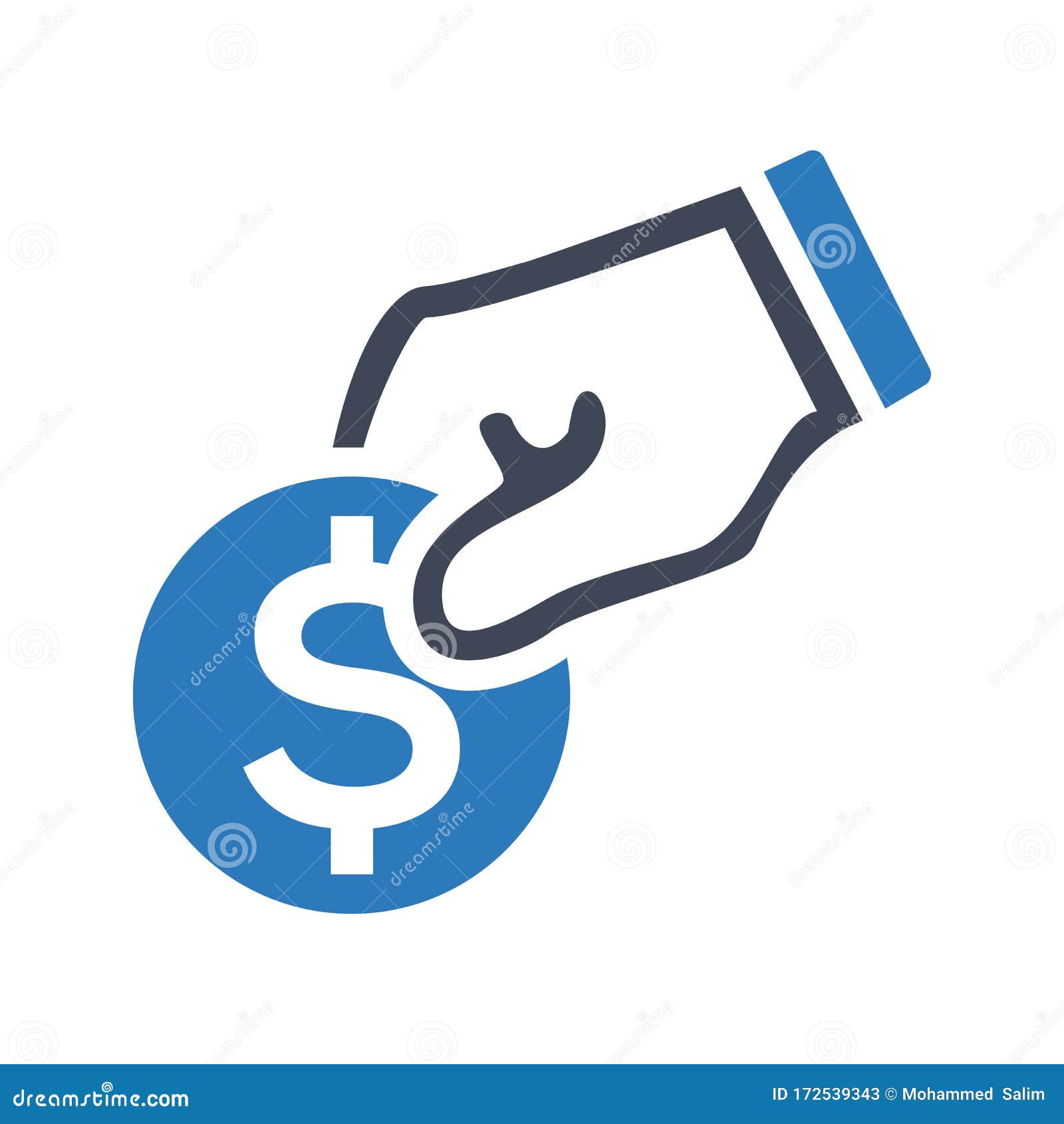 Give Coin Icon. Vector Designs Stock Vector - Illustration of give ...
