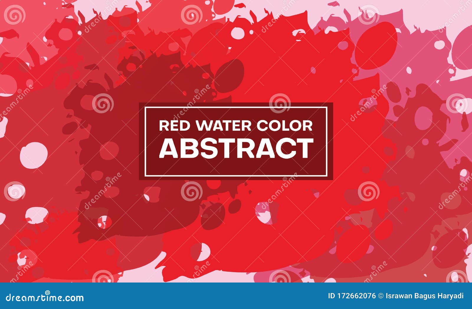 Red Water Color Background stock vector. Illustration of abstract ...