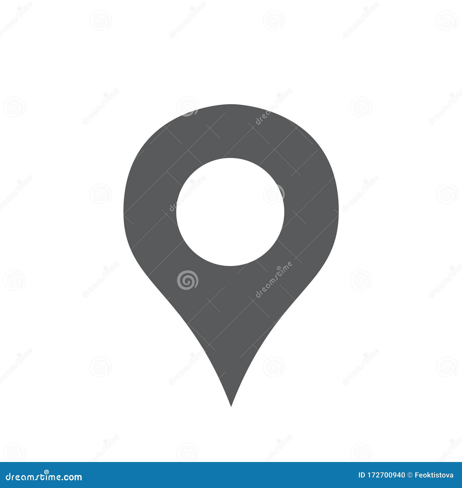 Map Pins Sign Location Icon Vector Mark Symbol Pin Stock Vector ...