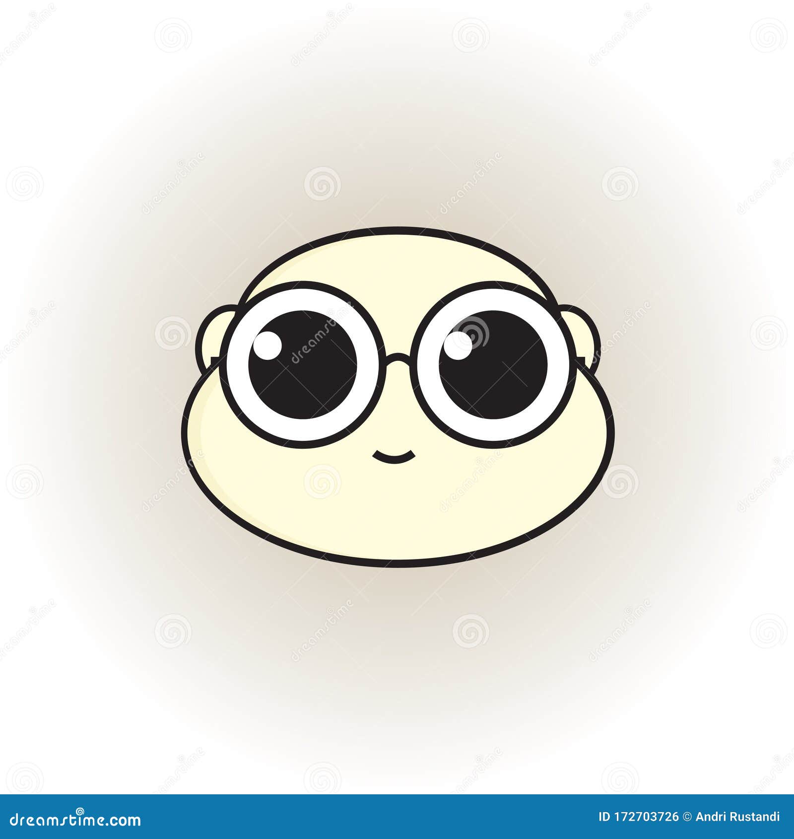 Print stock vector. Illustration of circle, facial, face - 172703726