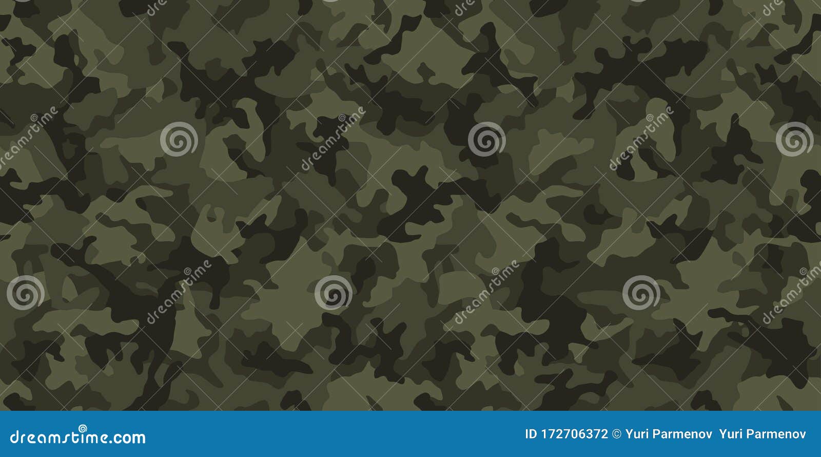 Camouflage Pattern Background. Seamless Camo Vector Illustration ...