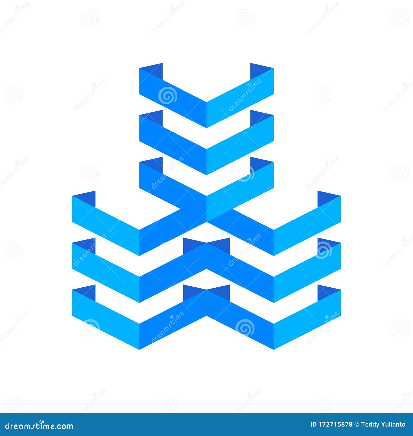 Simple and Strong Financial Company Logo Stock Vector - Illustration of ...