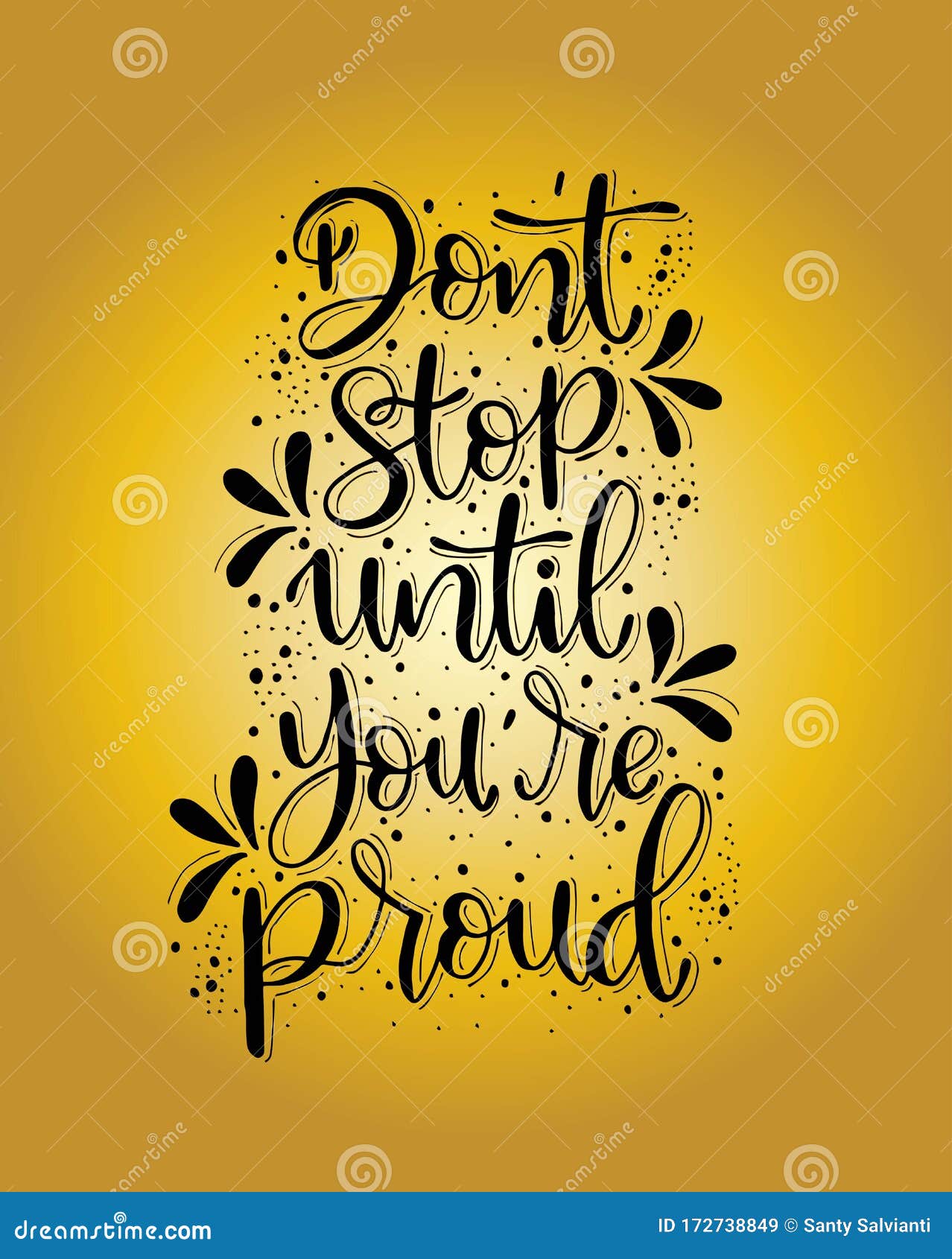Do Not Stop Until You Are Proud. Sticker For Social Media Content ...