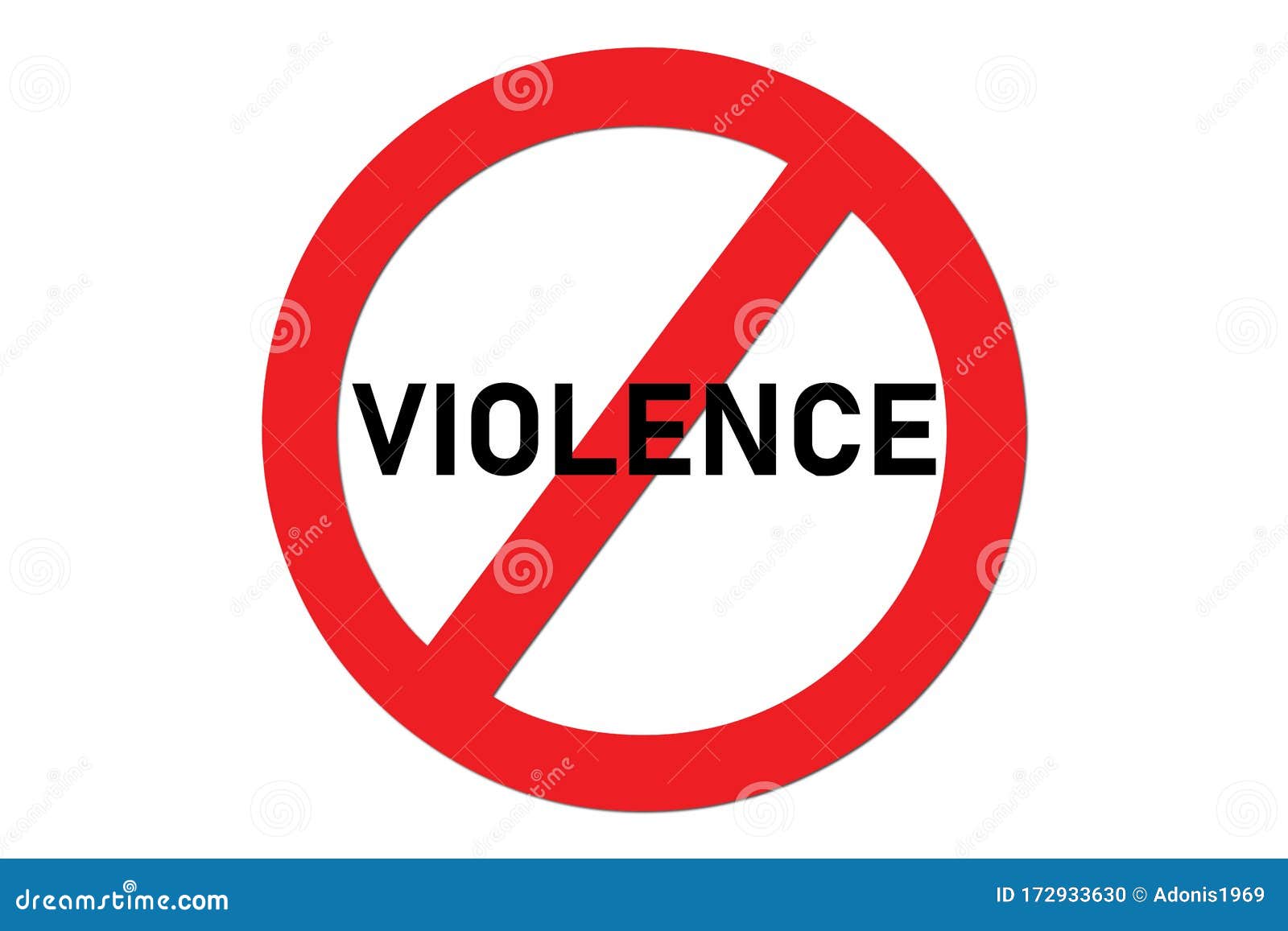 No violence on white stock illustration. Illustration of revolution ...