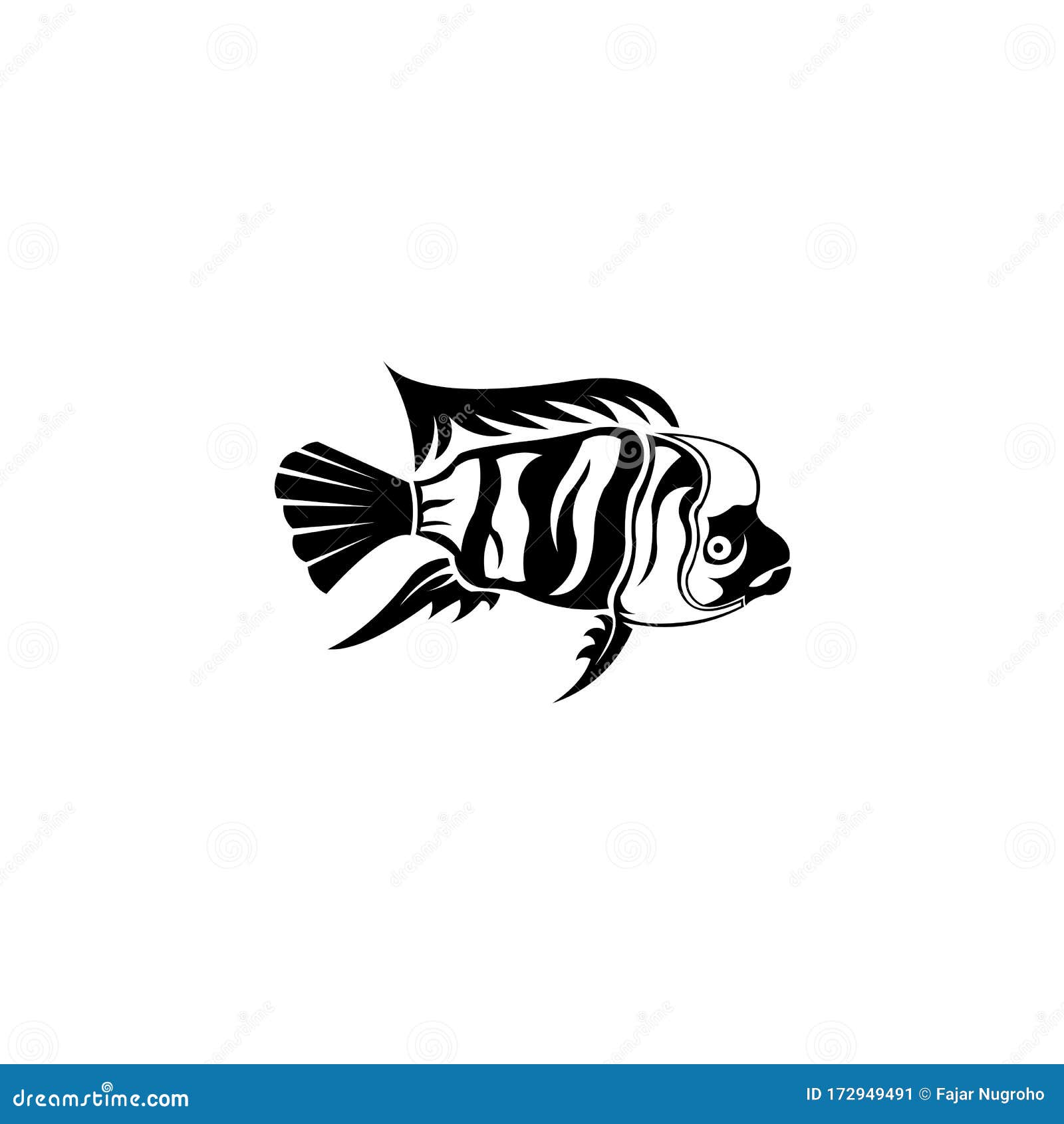 Aquarium Fish Icon from the Sea,logo Aquarium Ornamental Fish Stock ...