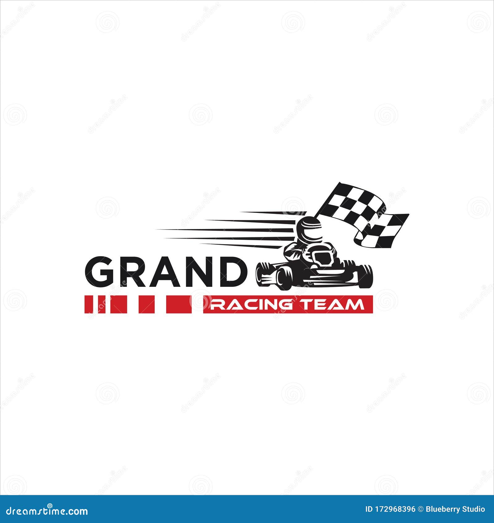 Karting Race Symbol Logo,emblem Template Vector Image . Go Kart Logo ...