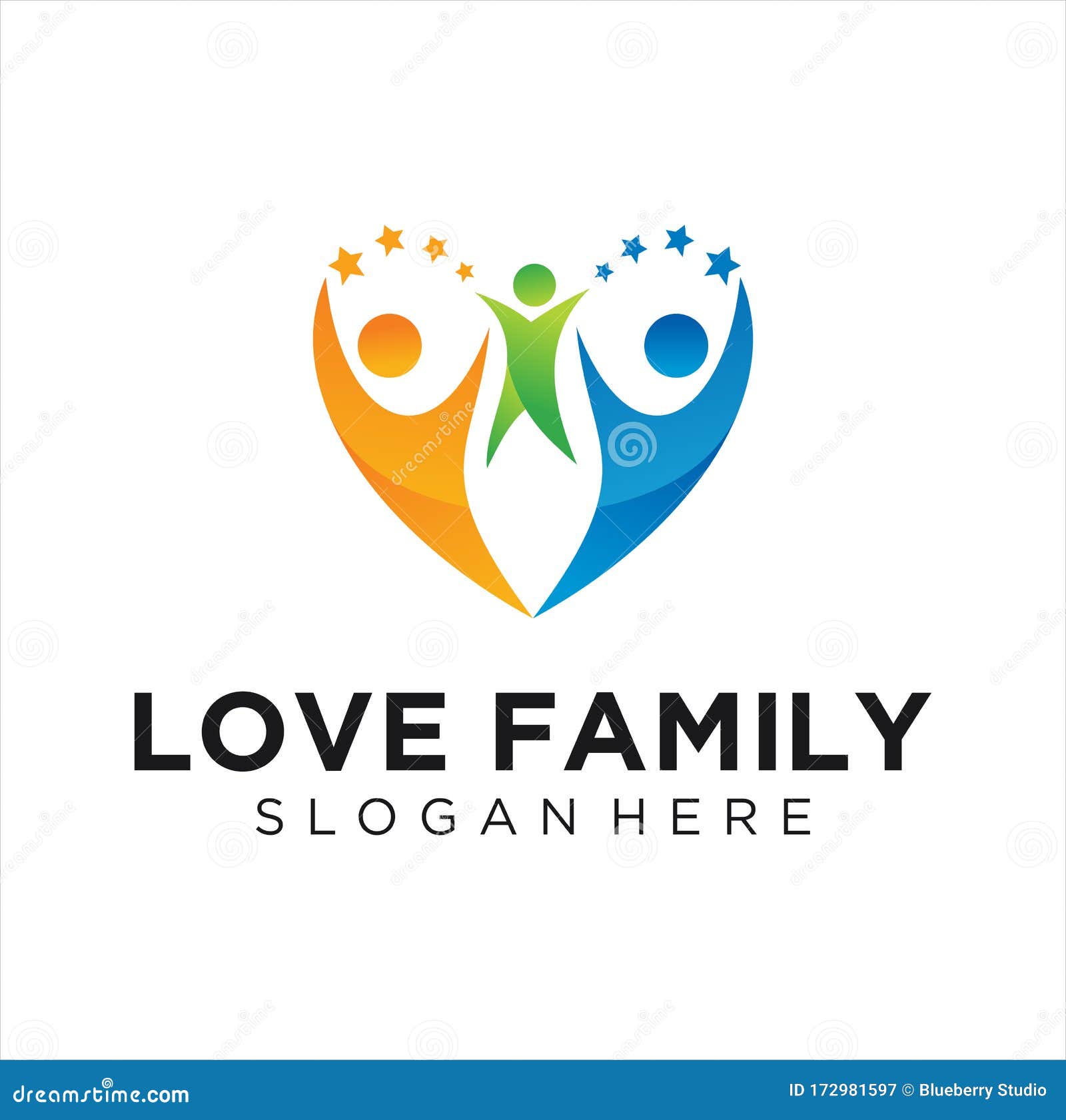 Family Love Logo Design Vector Stock . People Care Logo Design Vector ...