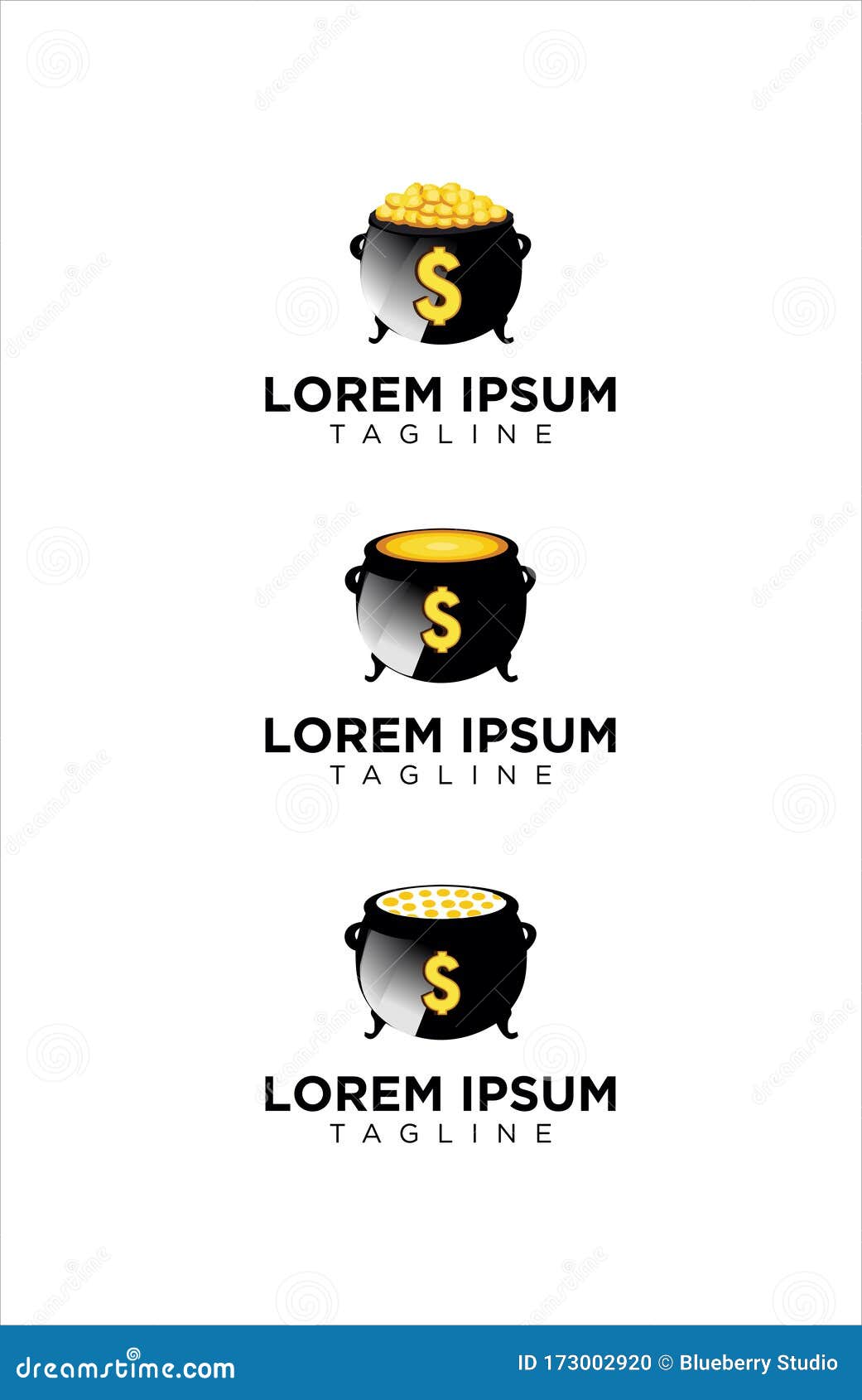 Money Pot Logo Design Vector Stock . Money Pot Gold Logo Design Stock ...