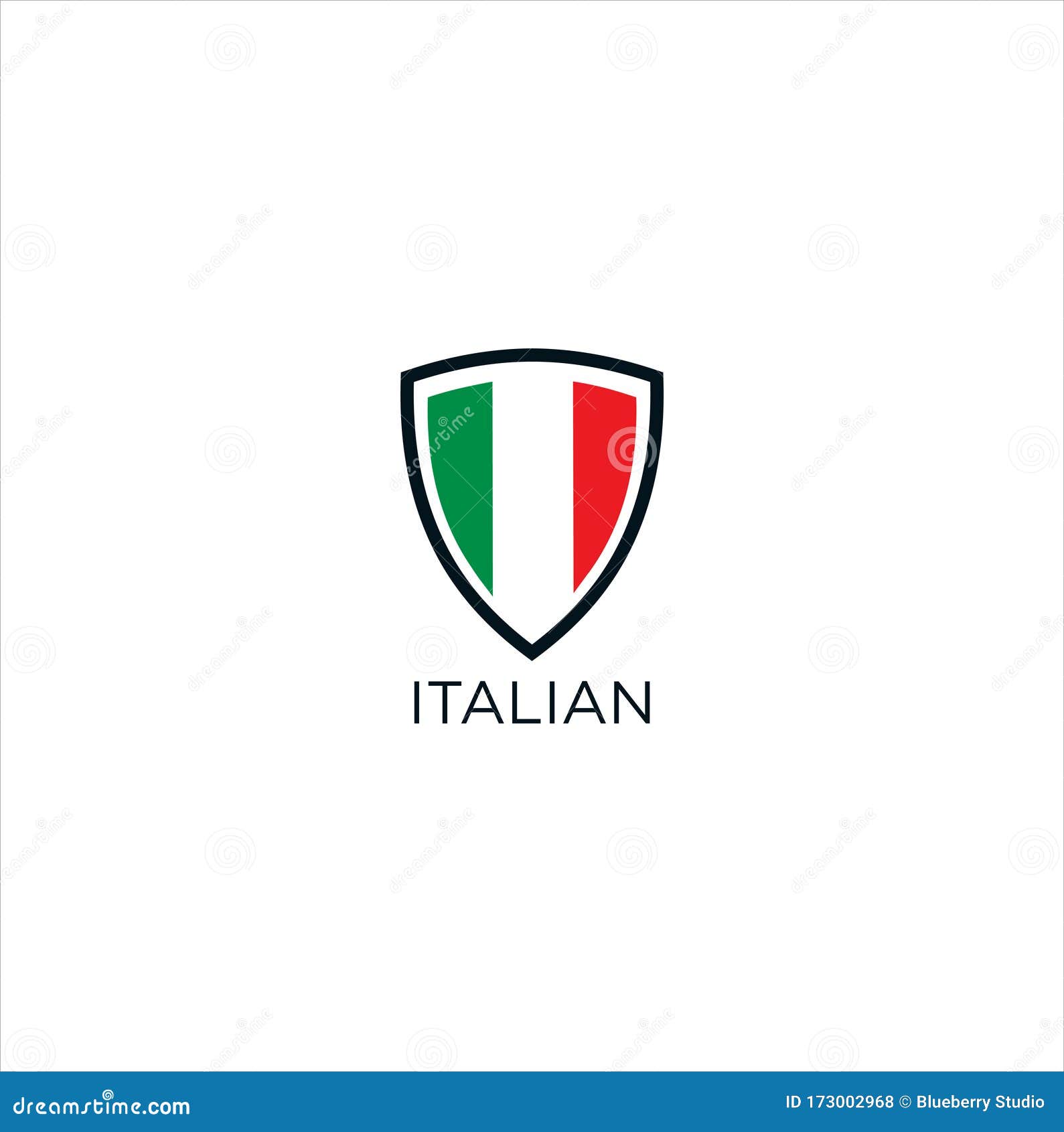 Italy Logo Desogn. Shield Italy Logo Design Vector .Made In Italy Logo ...