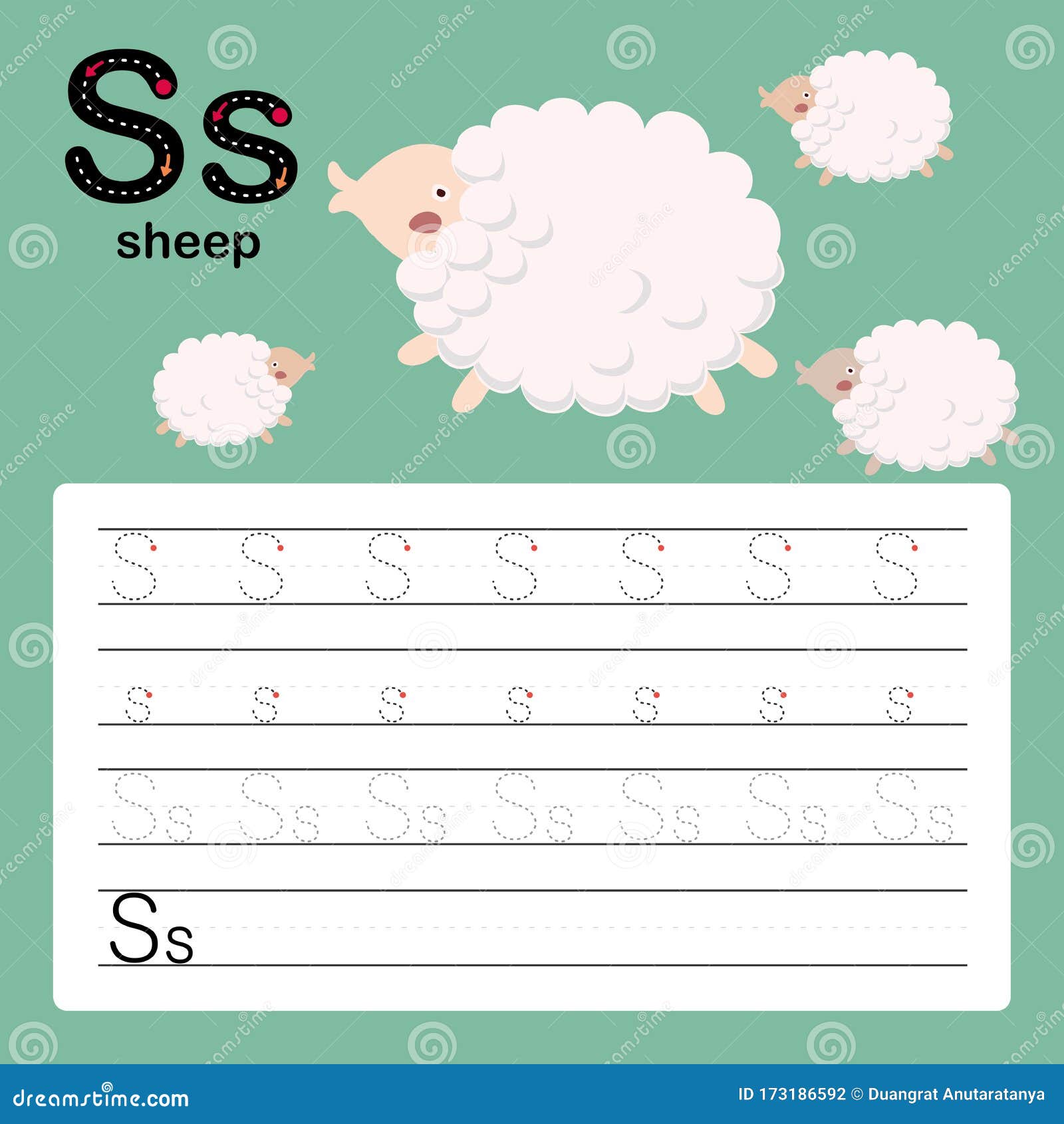 Alphabet Tracing Worksheet for Preschool and Kindergarten To Improve ...