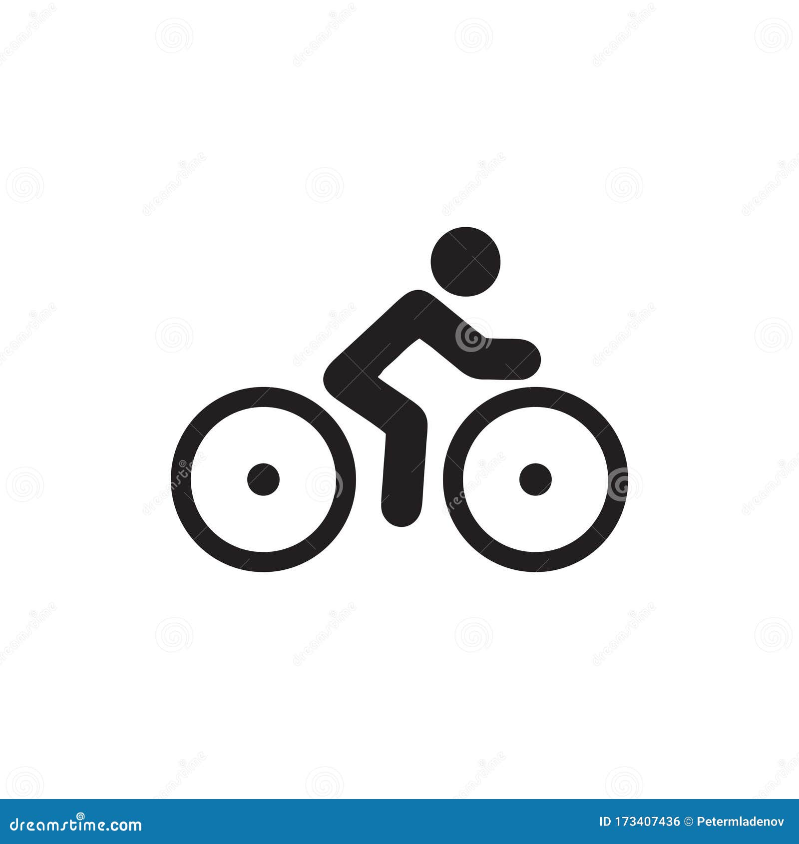 Bicycle Icon Symbol Design. Vector Illustration Stock Vector ...