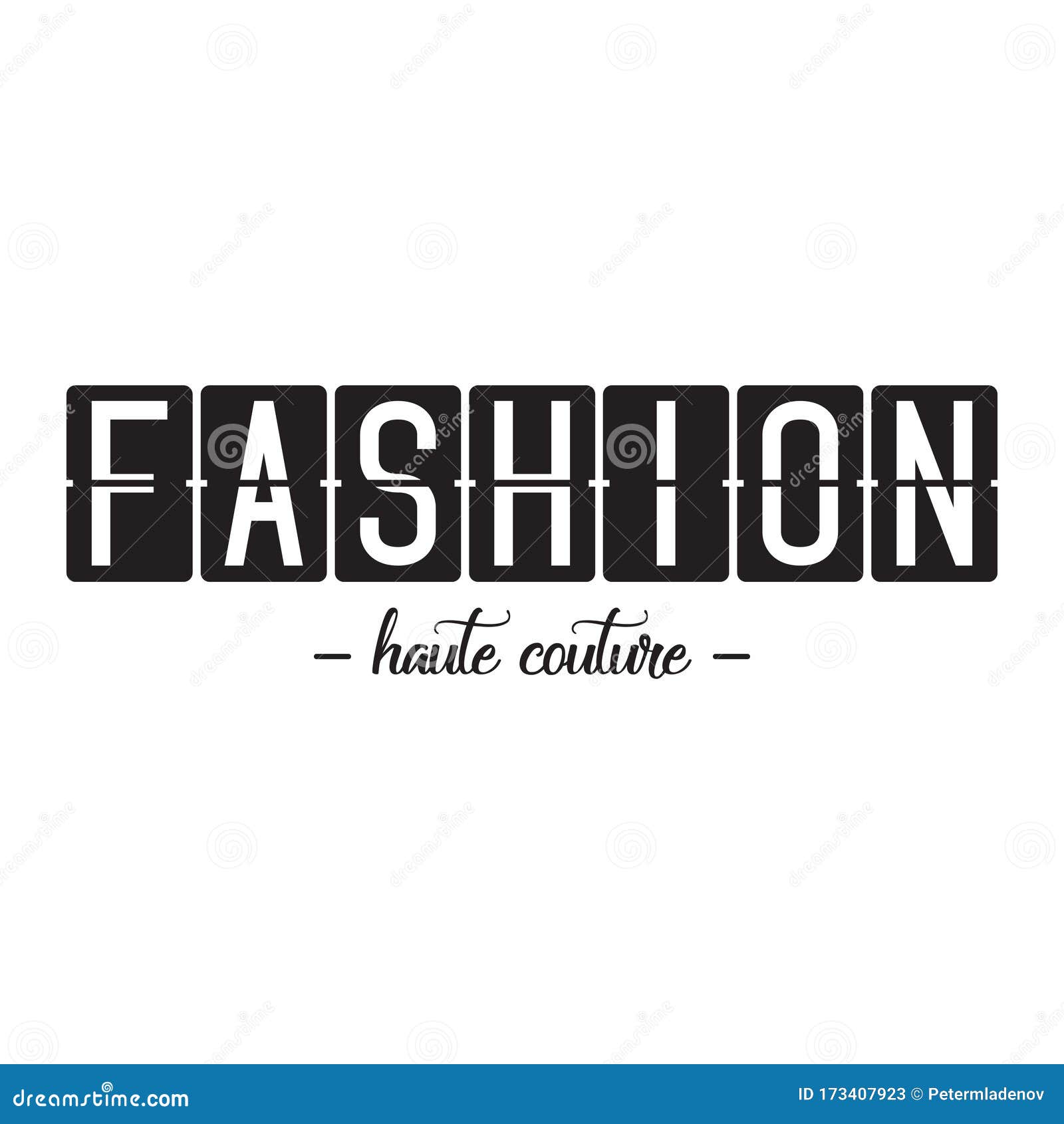 Haute Couture Logo Design - Vector Illustration Design for Banner, T ...