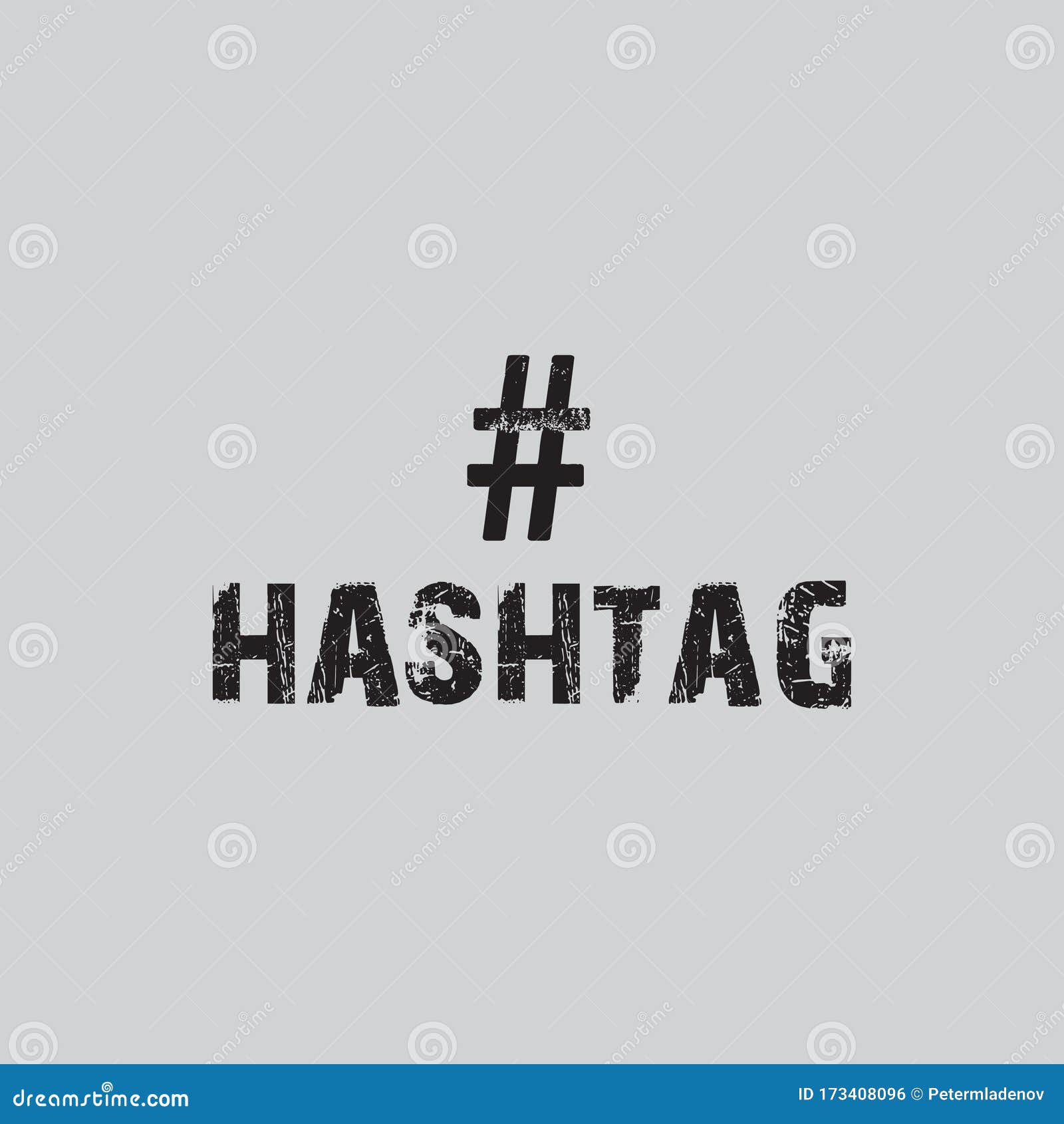 Hashtag - Vector Illustration Design for Banner, T Shirt Graphics ...