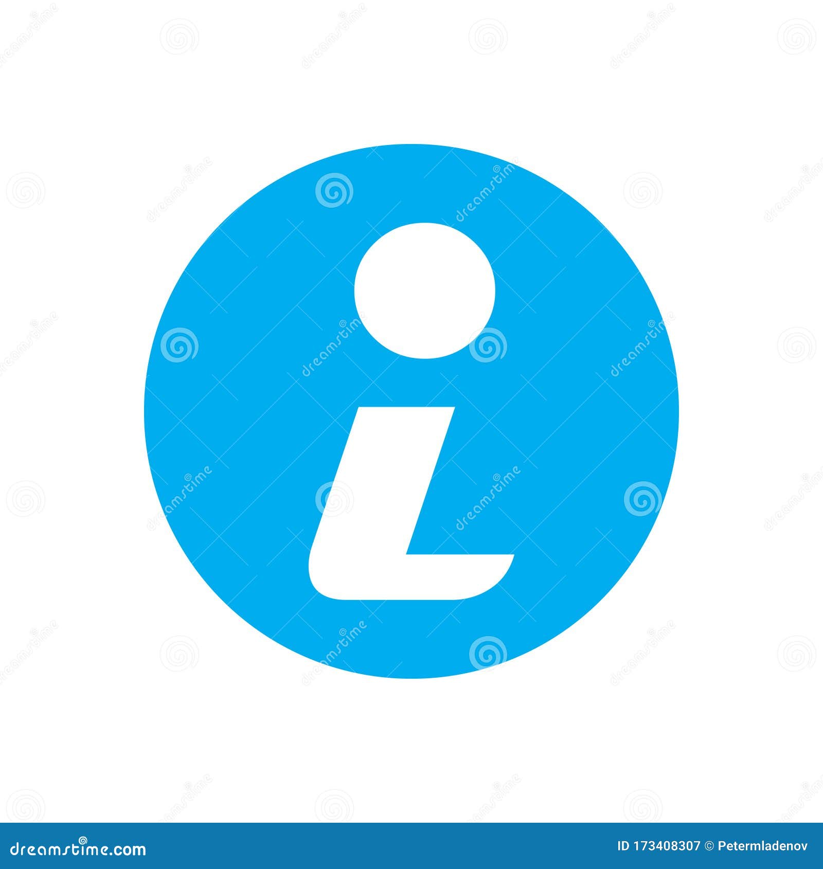 Info Icon - Information Sign Isolated on White - Usable for Help, Desk ...