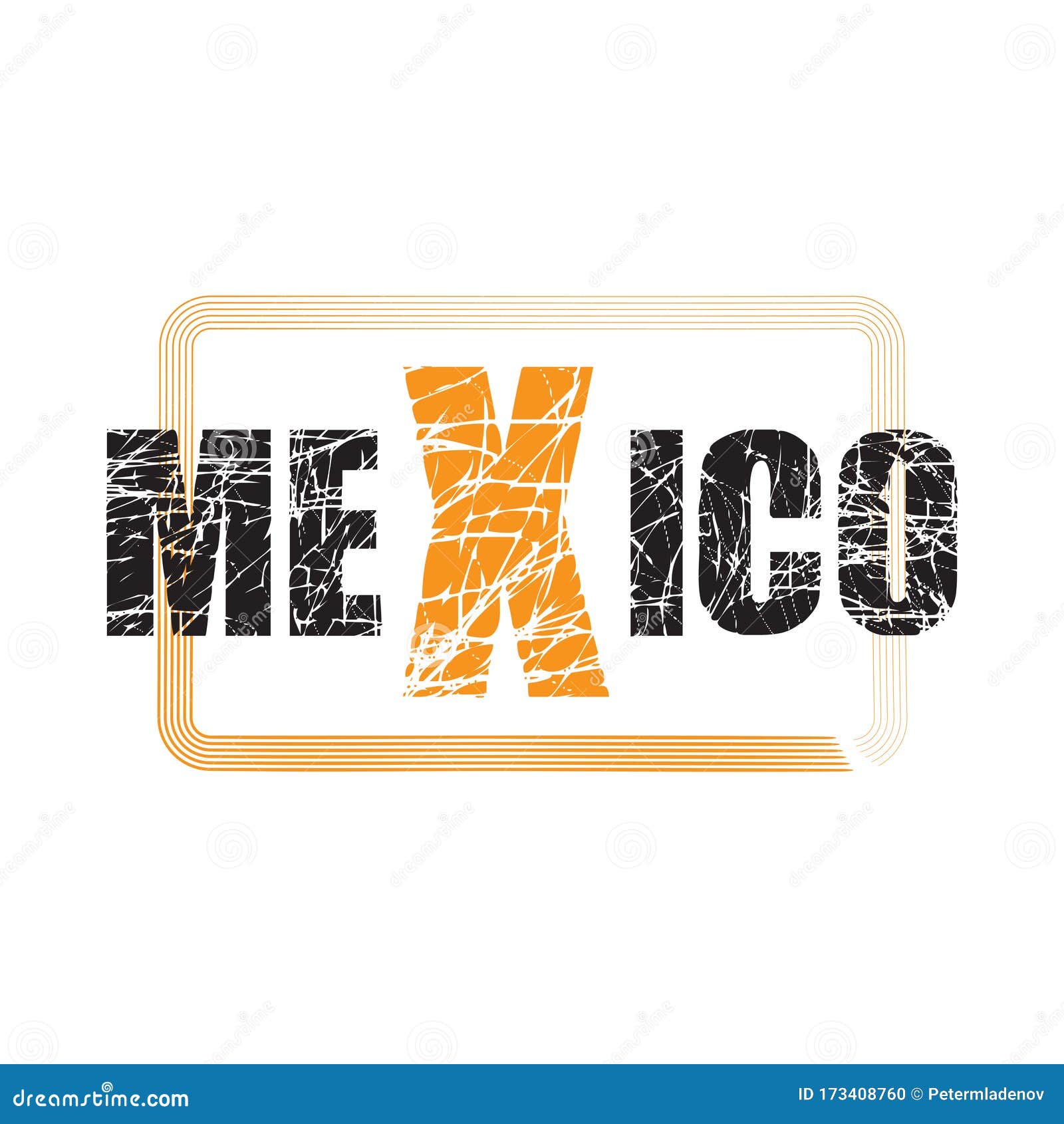 Mexico - Vector Illustration Design for Poster, Textile, Banner, T ...