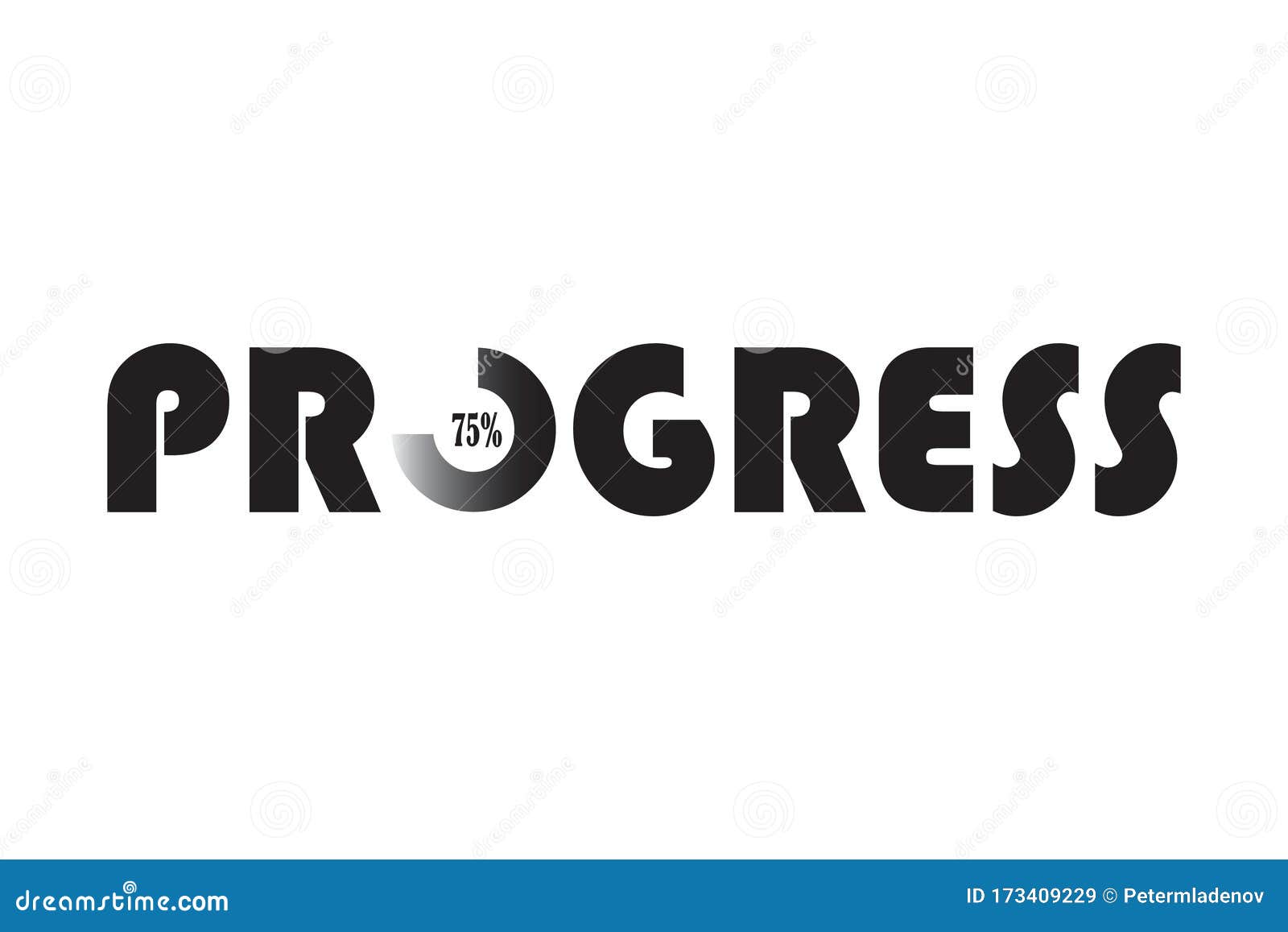 PROGRESS - Typography Graphic Design for T-shirt Graphics, Banner ...
