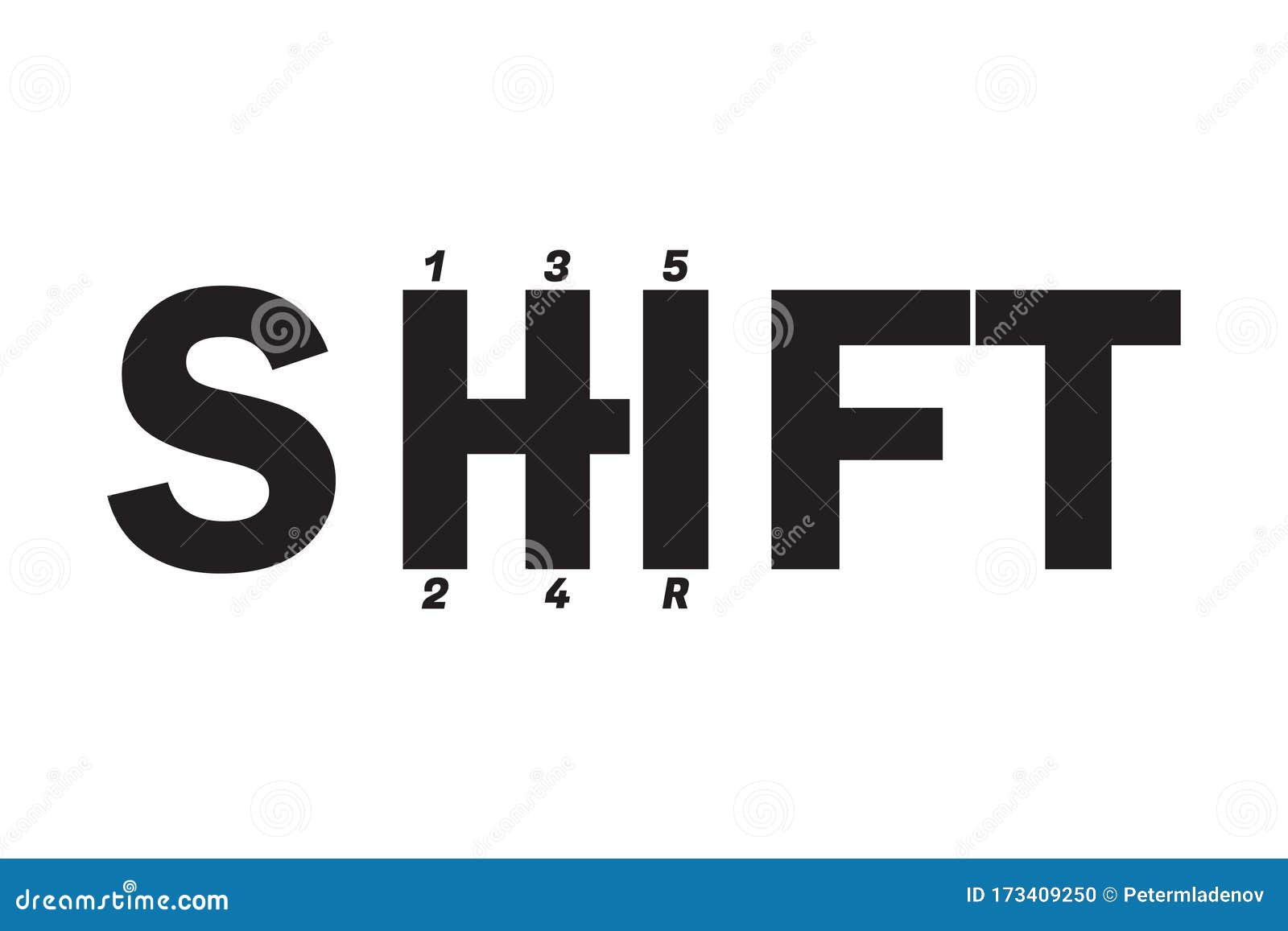 SHIFT - Typography Graphic Design for T-shirt Graphics, Banner, Fashion ...