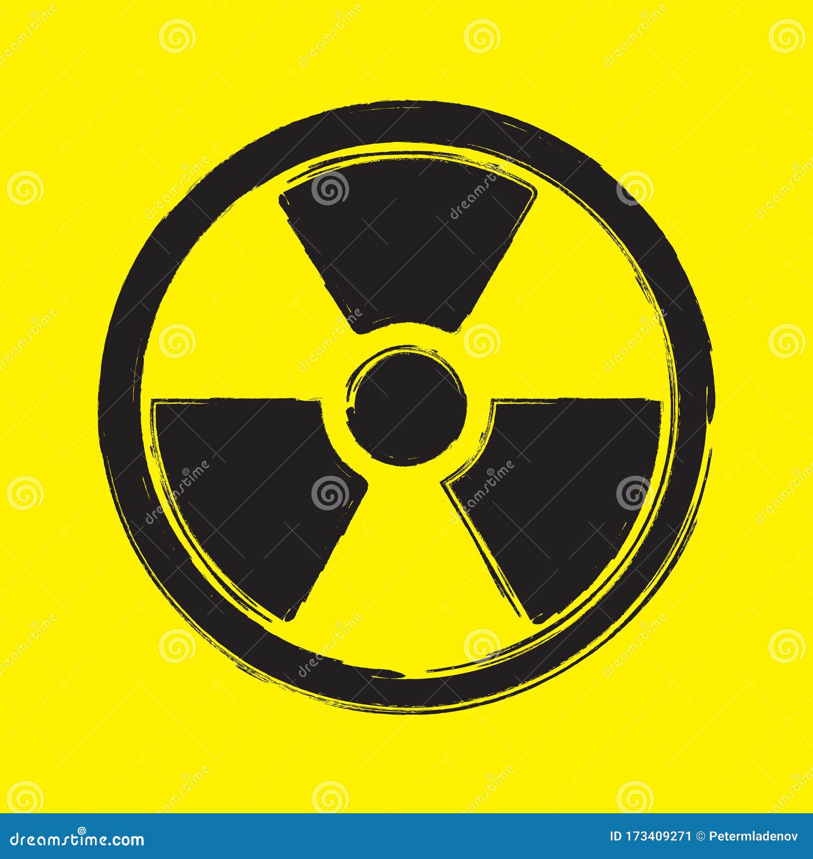 Radiation - Vector Illustration Design for Banner, T Shirt Graphics ...
