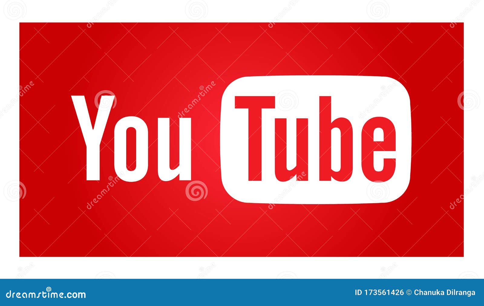 Youtube Text with Logo Icon. Editorial Photo - Illustration of closeup ...