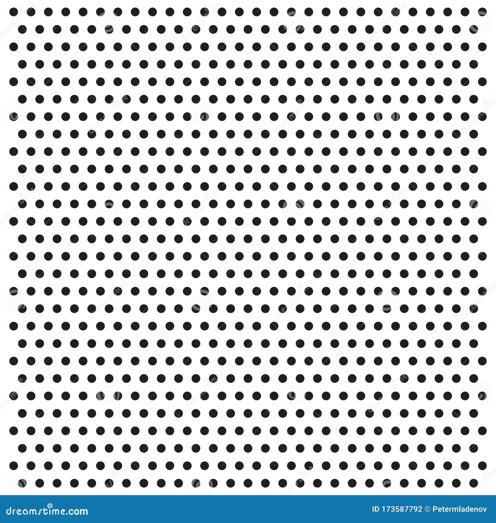 Black Repeat Dots on White Background. Dotted Pattern Abstract Texture ...