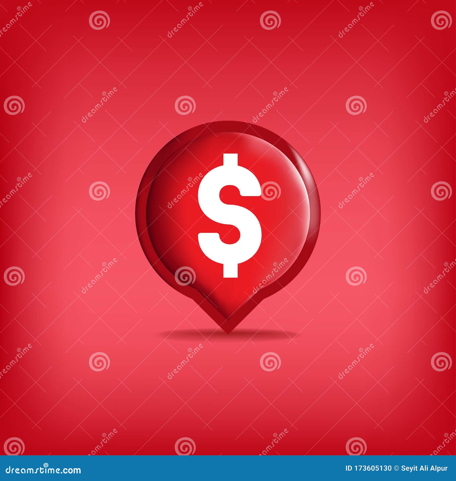 Dollar icon stock illustration. Illustration of investment - 173605130