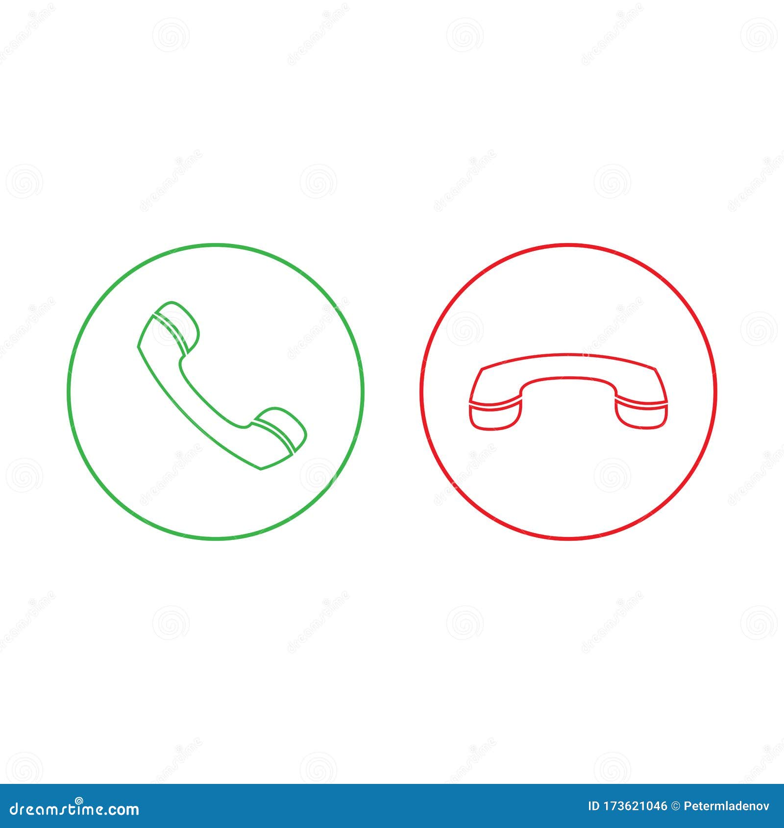 Accept Call Icon Modern Button For Web Or Appstore Design Black Symbol ...