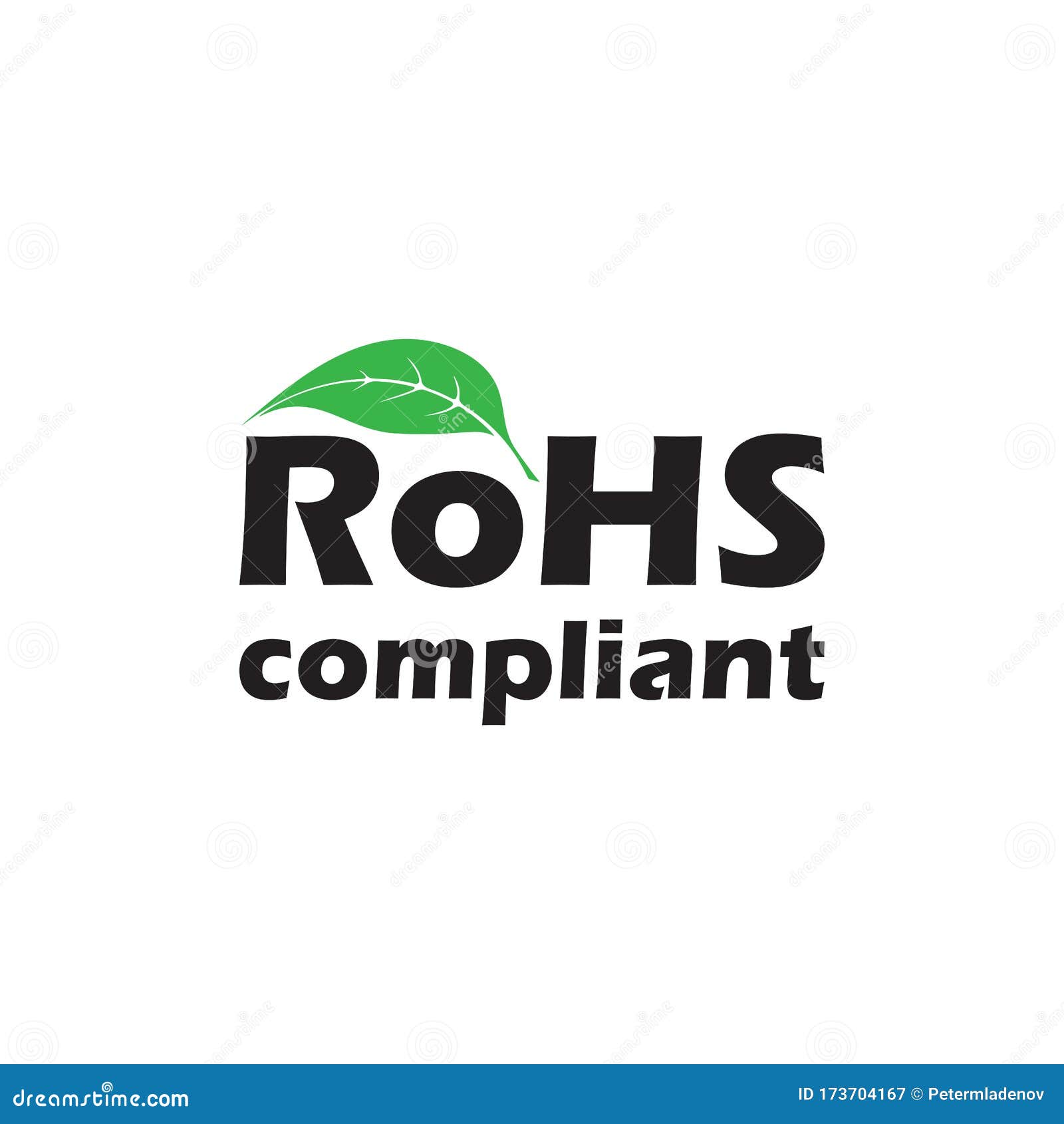 RoHS Pb Free Symbol Sign, Vector Illustration, Isolate On White ...