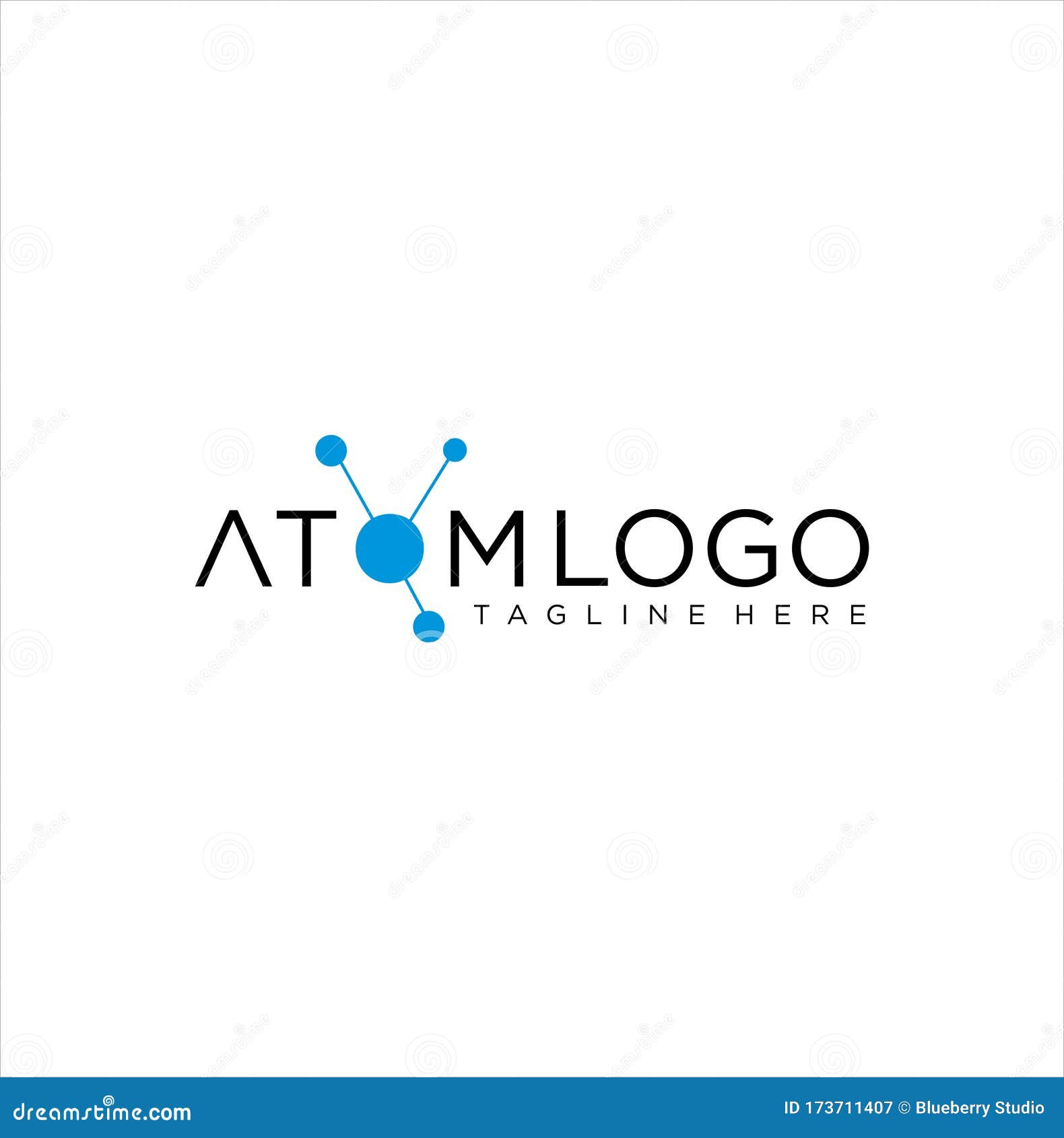 Atom Logo. The Atom Path World Of Science Logo Graphic Design Icon ...