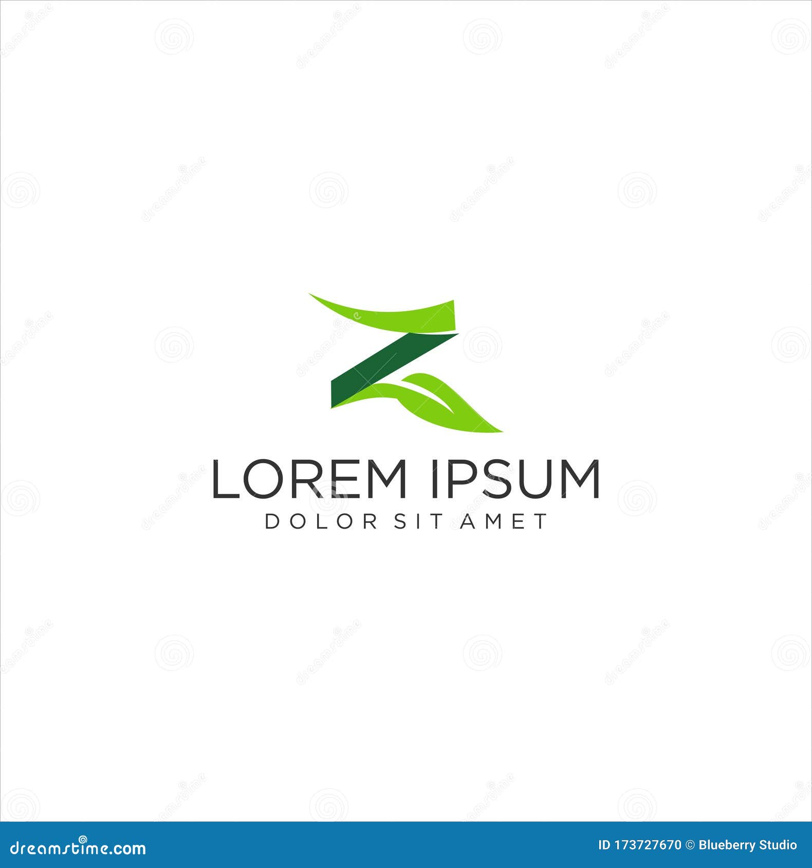 Abstract Letter Z Leaf Logo Icon Vector Template . Green Letter Z ...