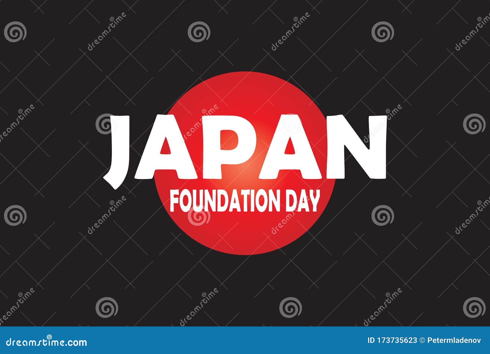 Foundation Day in Japan on February 11. Vector Illustration for Banner ...