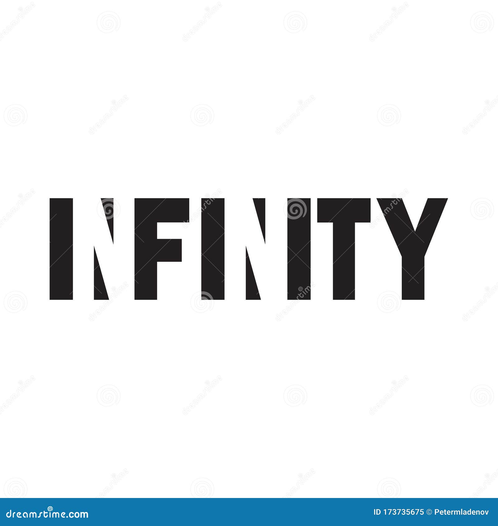 INFINITY - Typography Graphic Design for T-shirt Graphics, Banner ...
