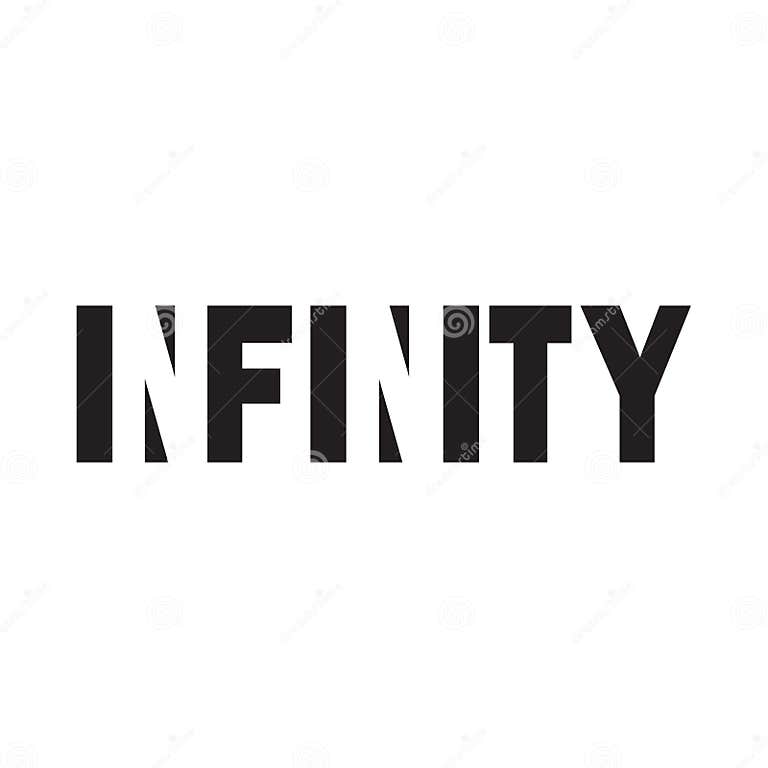 INFINITY - Typography Graphic Design for T-shirt Graphics, Banner ...