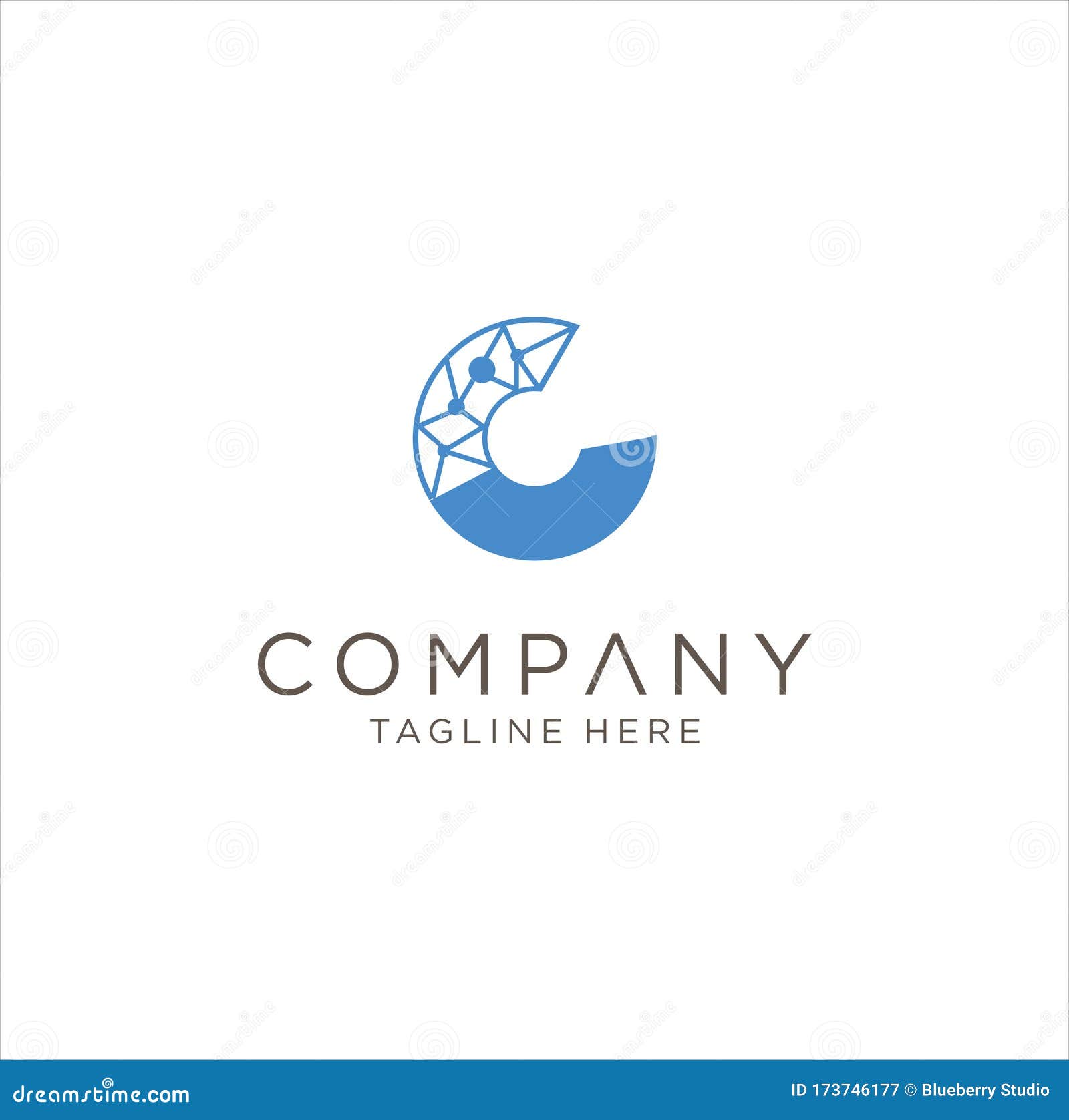 Letter C Tech Logo Design Vector . Letter C Digital Logo Design ...