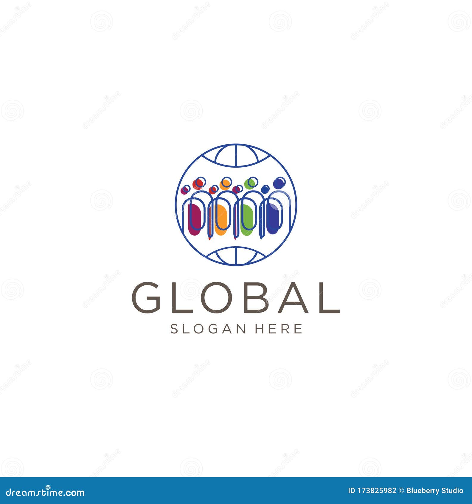 Global Group People Logo . People Human World Earth Global Logo Stock ...