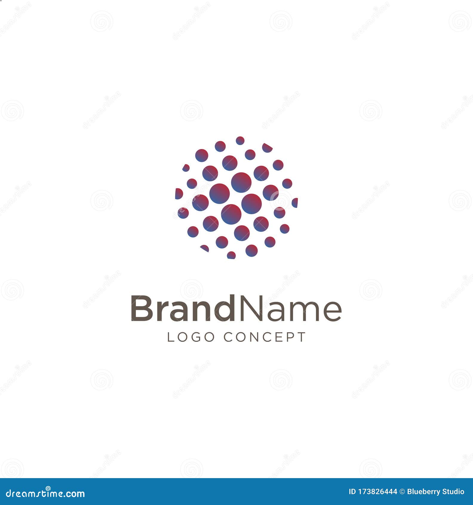 Circle Tech Logo .circle Round Flow Shape Modern Icon For Construction ...