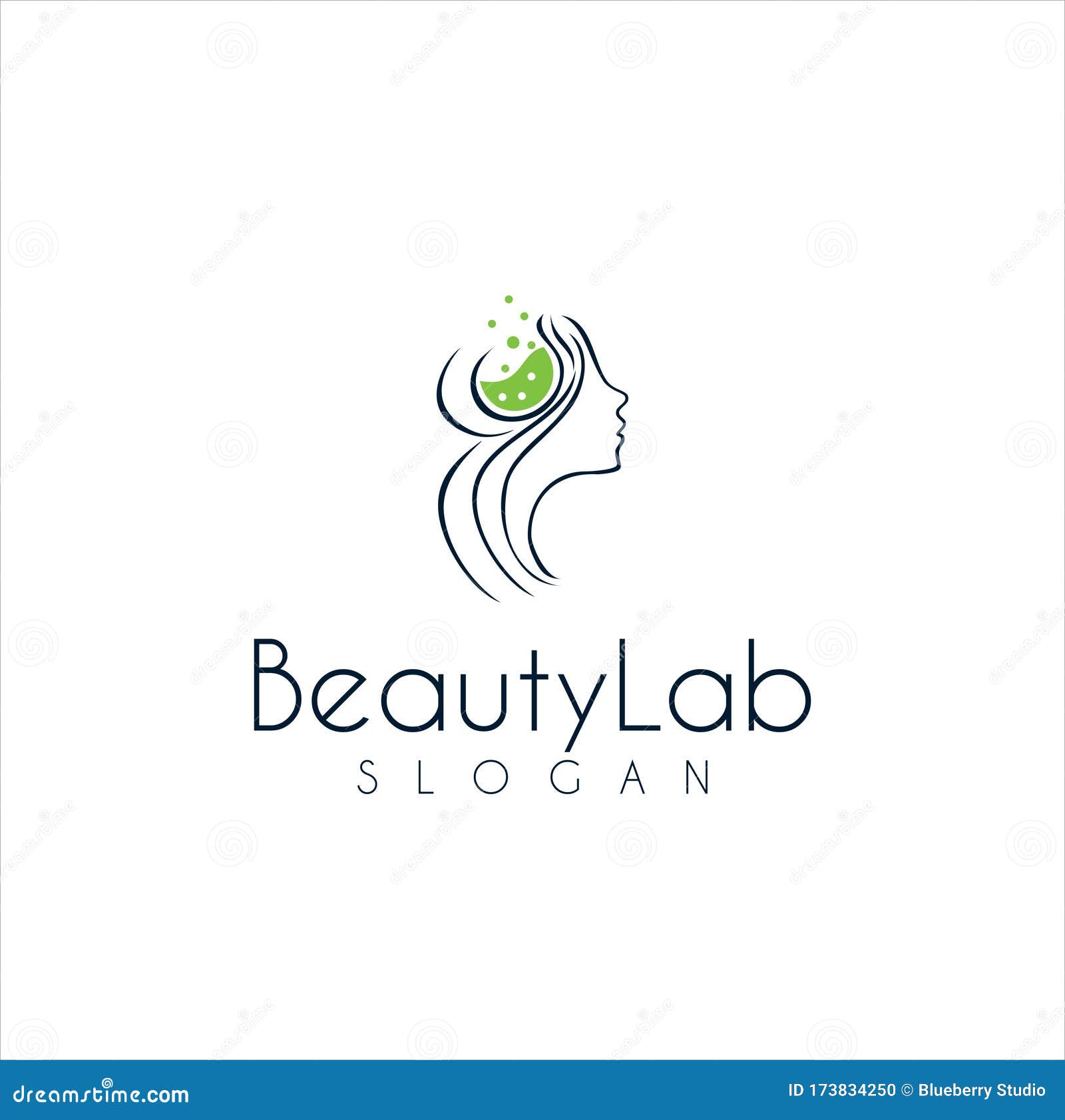 Nature Beauty Laboratory Logo Designs Vector . Green Lab Beauty Logo ...