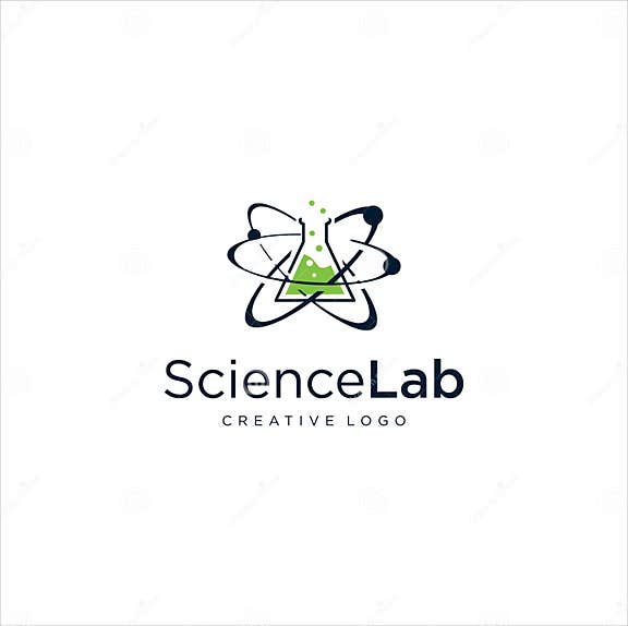 Lab Science Atom Scientific Logo Icon Design . Atom Lab Logo Design ...