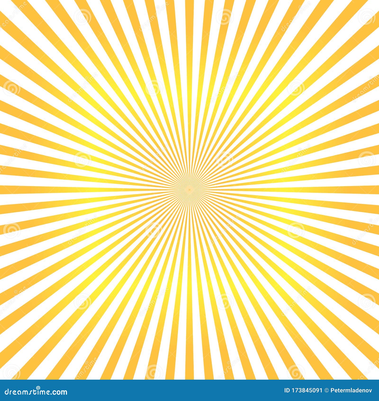 Vintage Abstract Sun Rays Template Background. Sunlight Retro Abstract ...