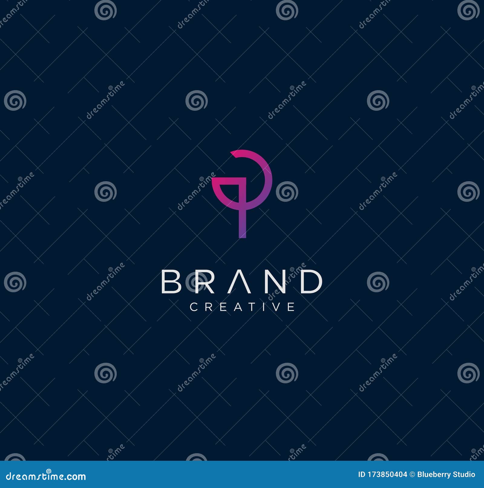 Letter P Tech Logo Line Designs Inspiration . Abstract Letter P Logo ...