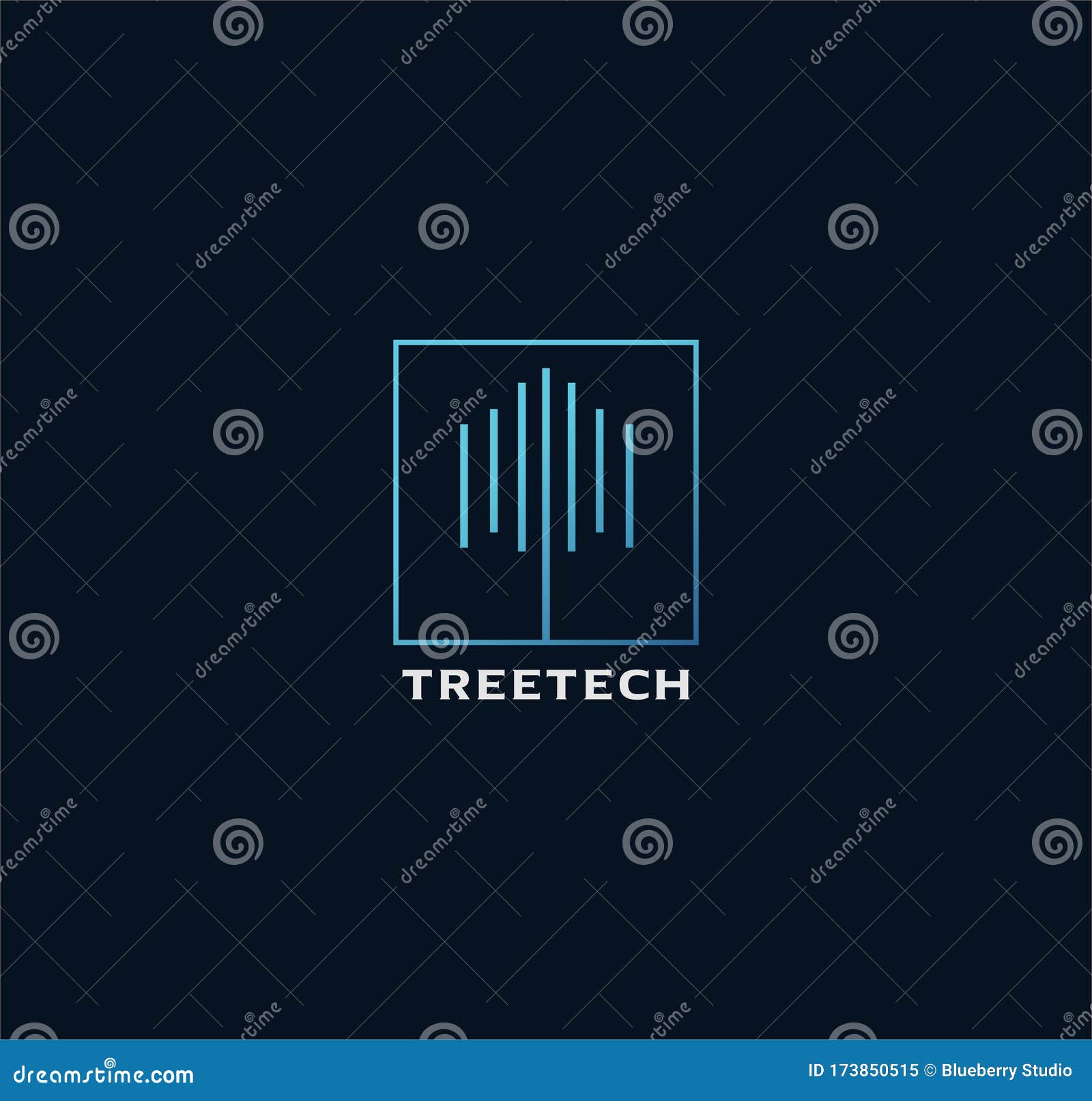 Tree Tech Logo Design Template . Abstract Technology Tree Logo Vector ...