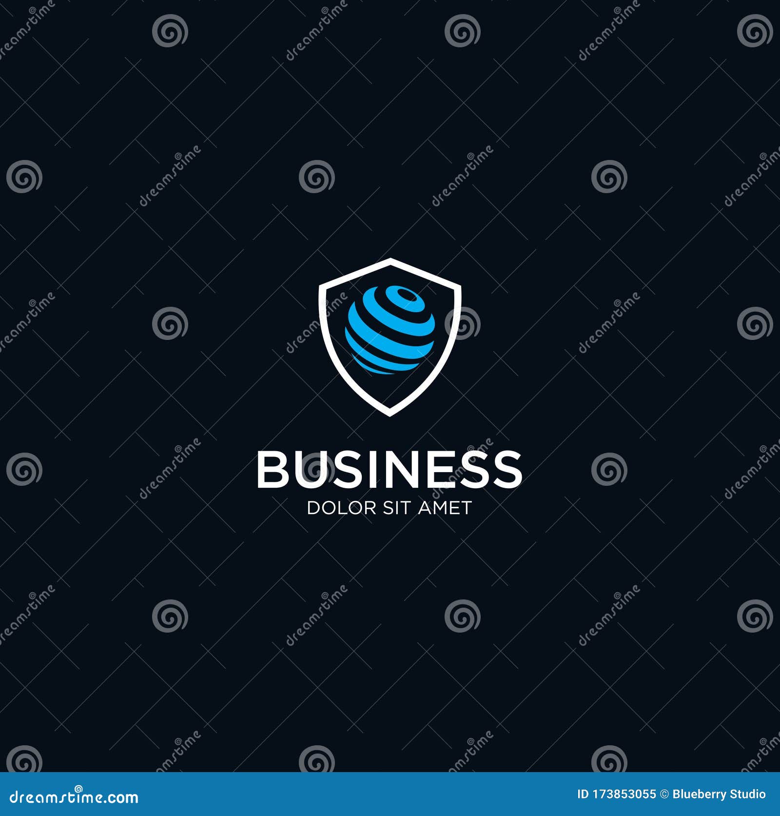 Modern Globe Shield Logo Design Vector Stock . Security World Logo ...