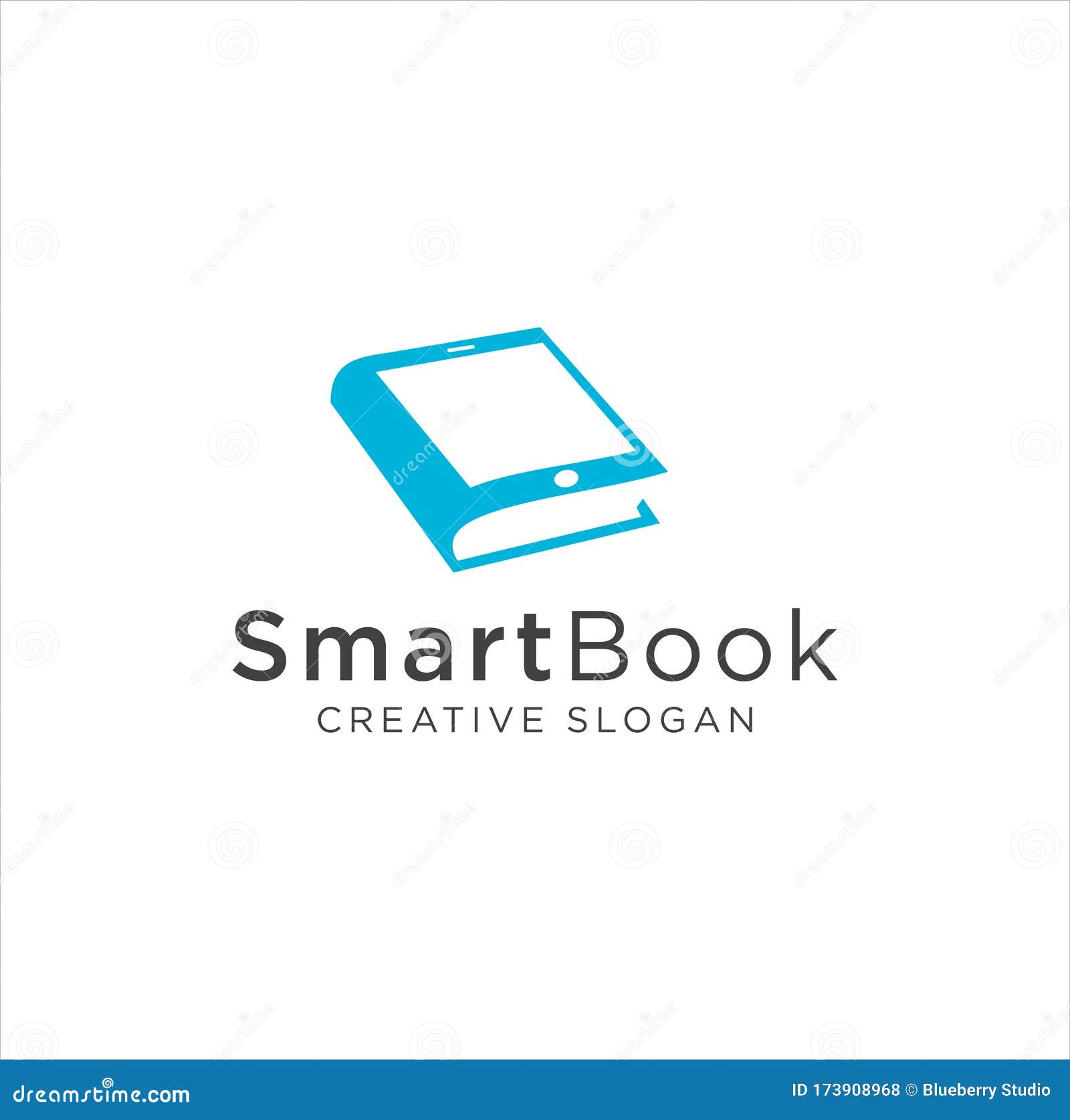 Smart Book Tech Logo Design Illustration . Smart Learning Education ...