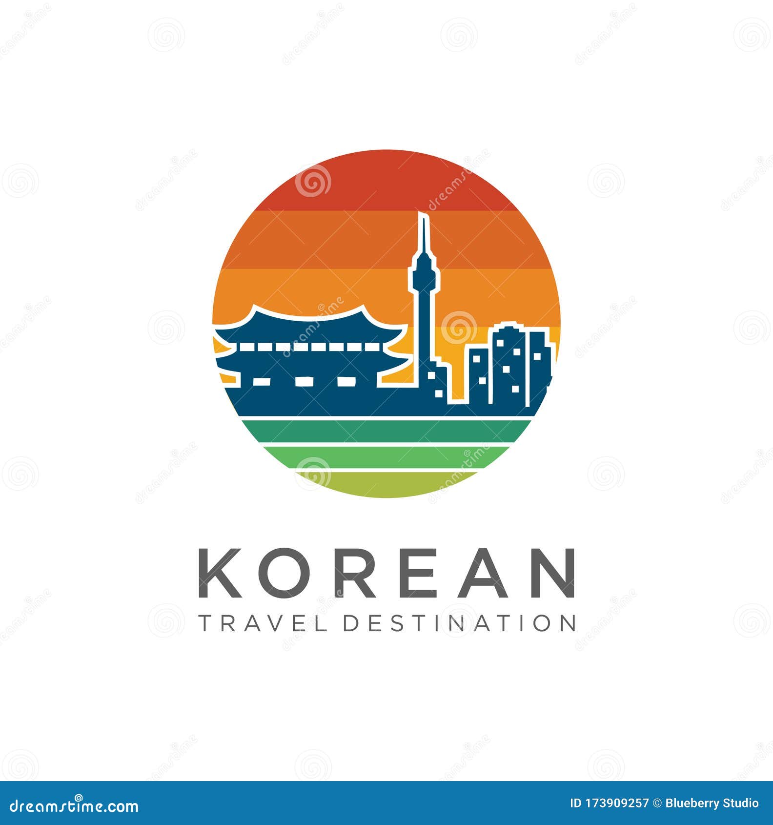 Korean Logo Concept Royalty-Free Stock Image | CartoonDealer.com #83707342