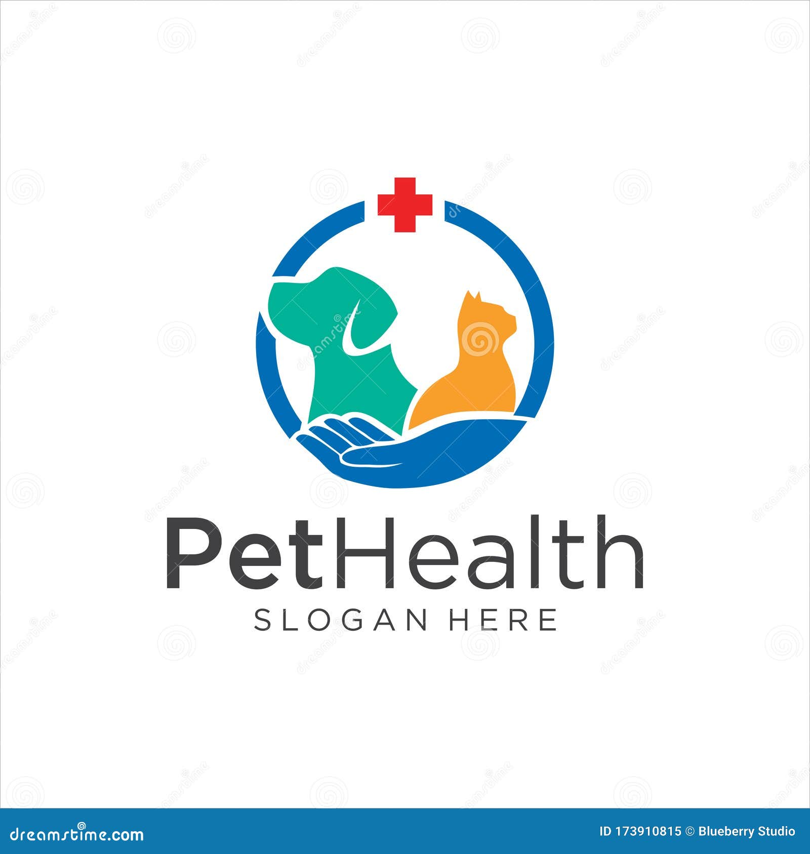 Animal Care Icon. Concept For Healthcare Medicine And Pet Care. Outline ...