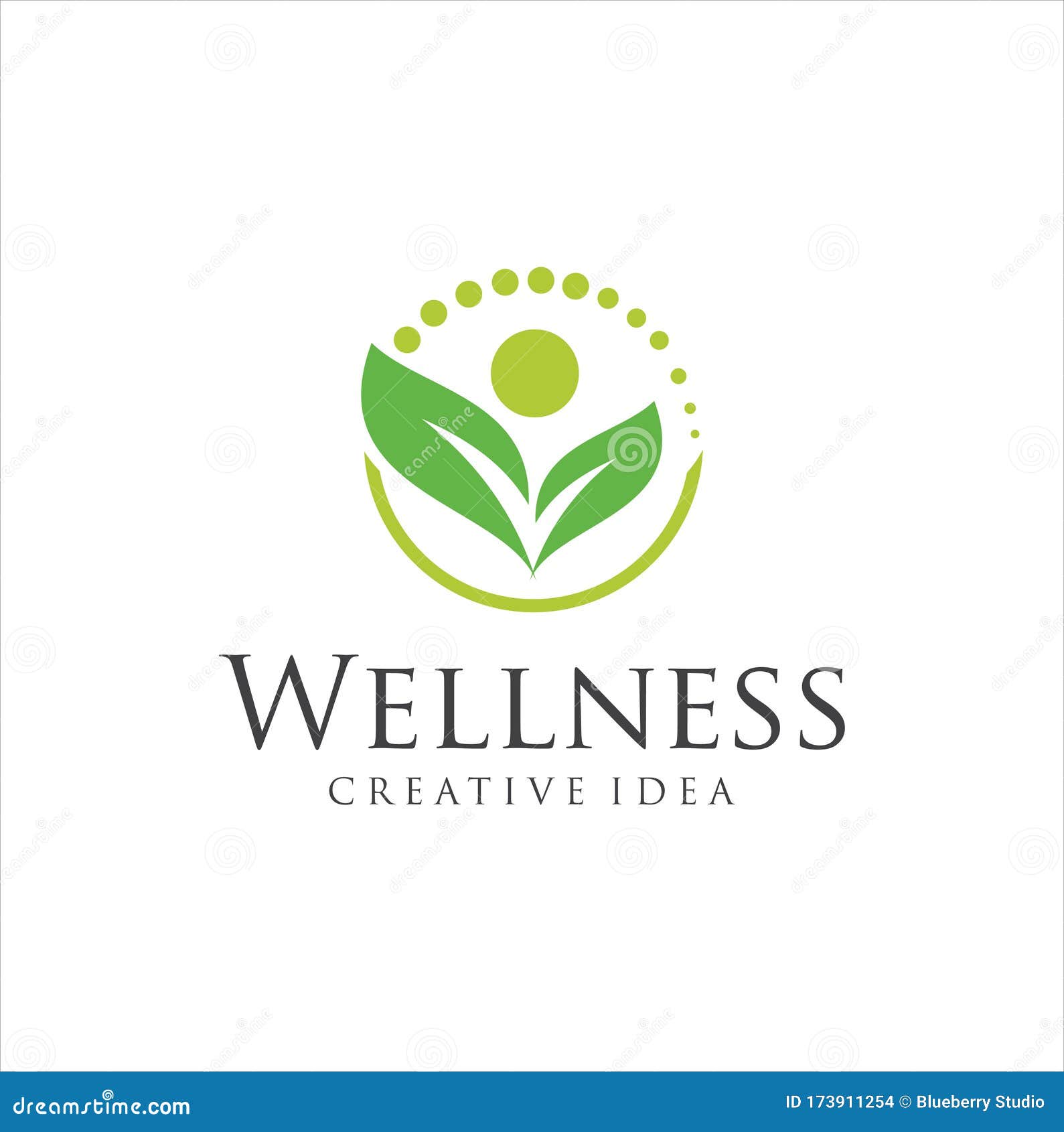 Wellness Yoga Logo Design . Natural Health Wellness Fitness And Yoga ...