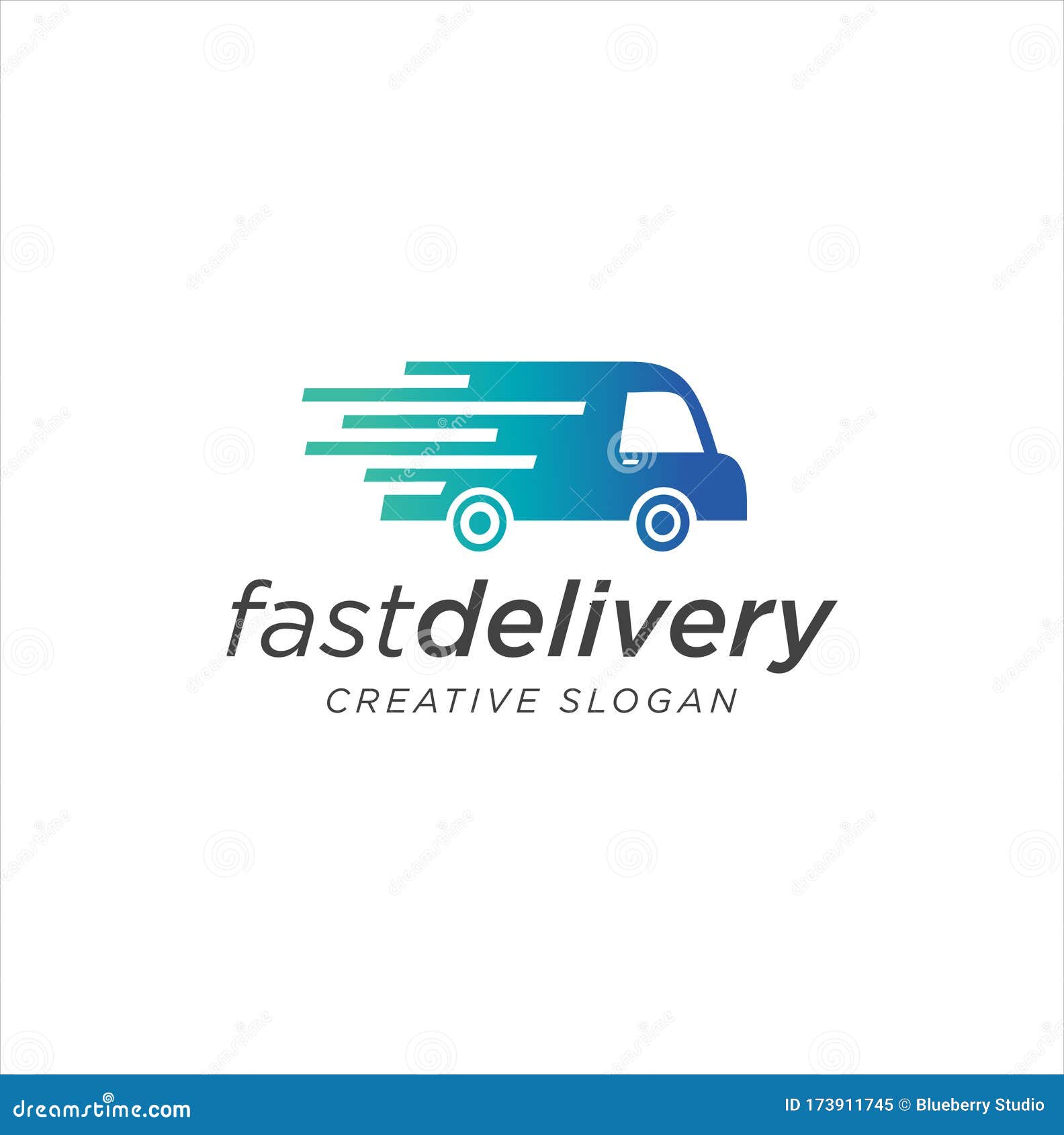 Fast Delivery Logo Design Vector Illustration . Delivery Truck Logo ...