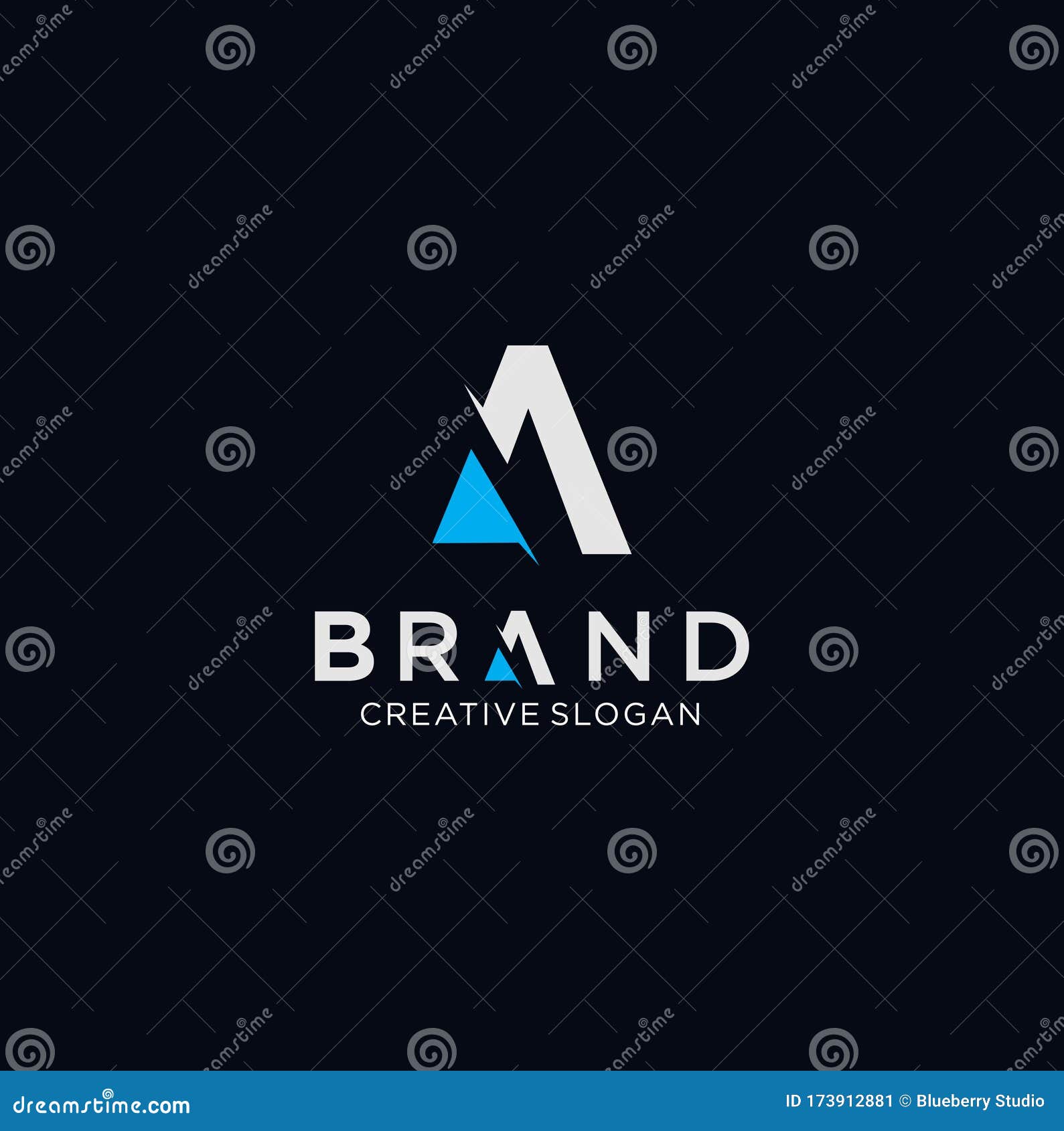 Letter M Tech Logo Template. Magna Logo Design Vector Stock. Initial M ...