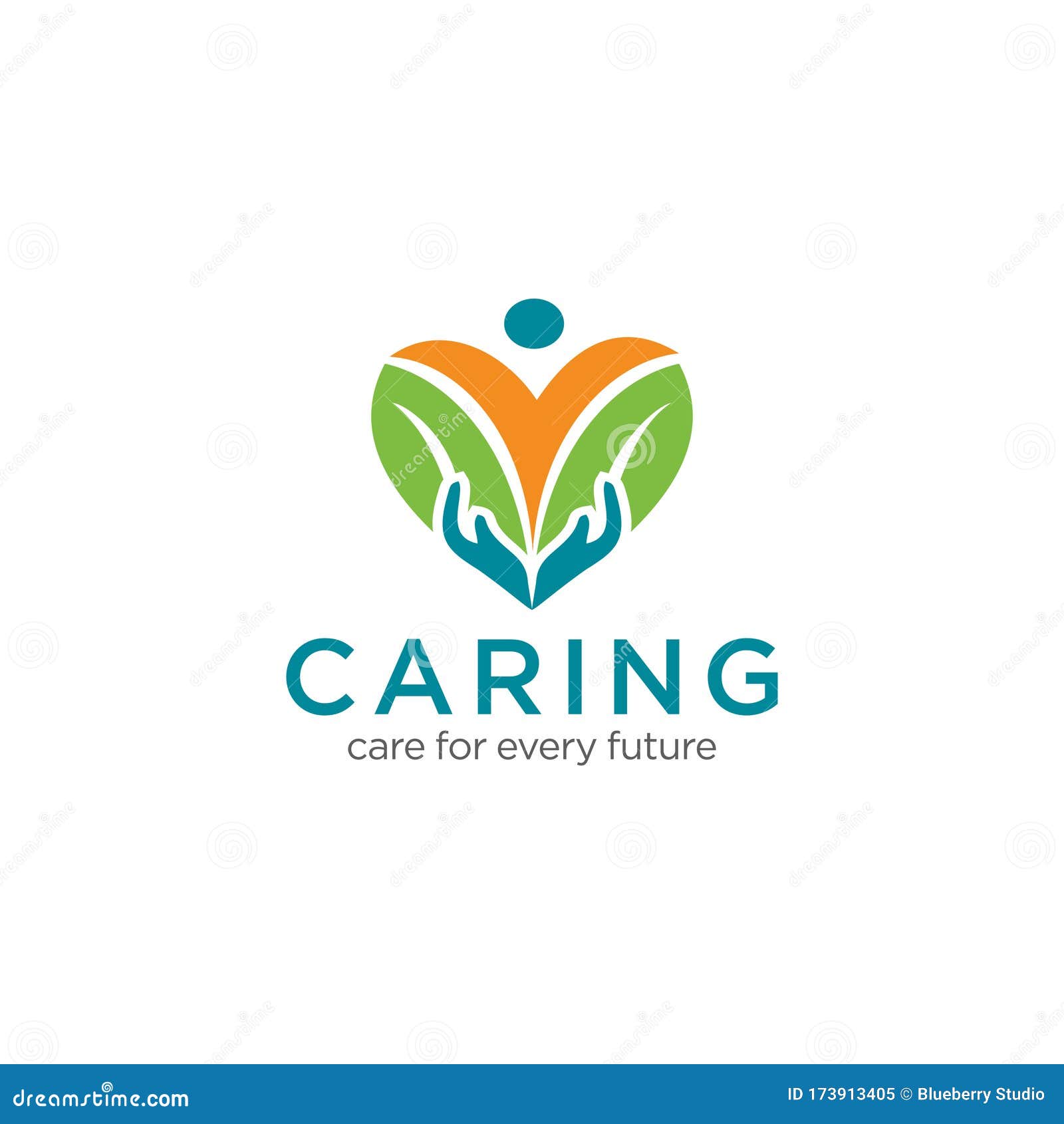 Caring Logo Design Vector Stock Illustration . we Care Logo . Caring ...
