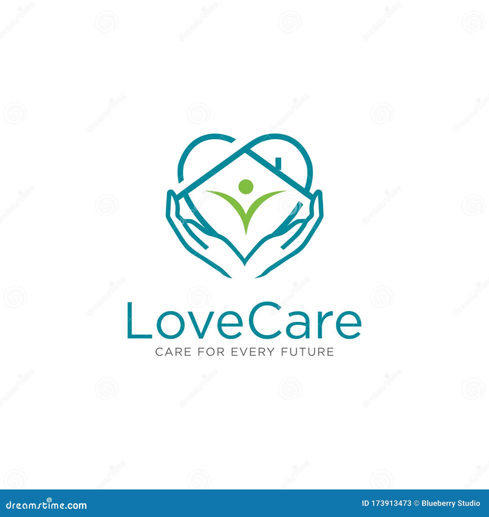Caring Logo Design Vector Stock Illustration . we Care Logo . Caring ...