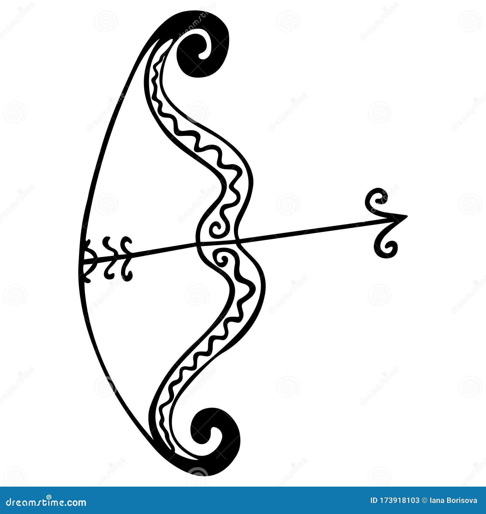 Celtic Bow And Arrow Tattoos